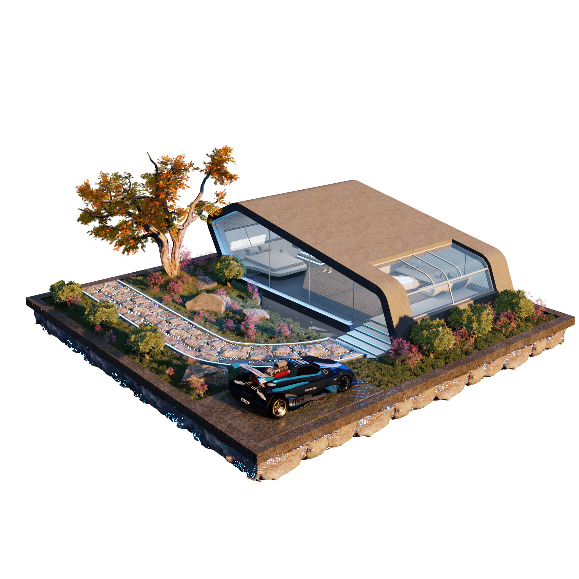 ArtStation - Land Patches/Plots Design