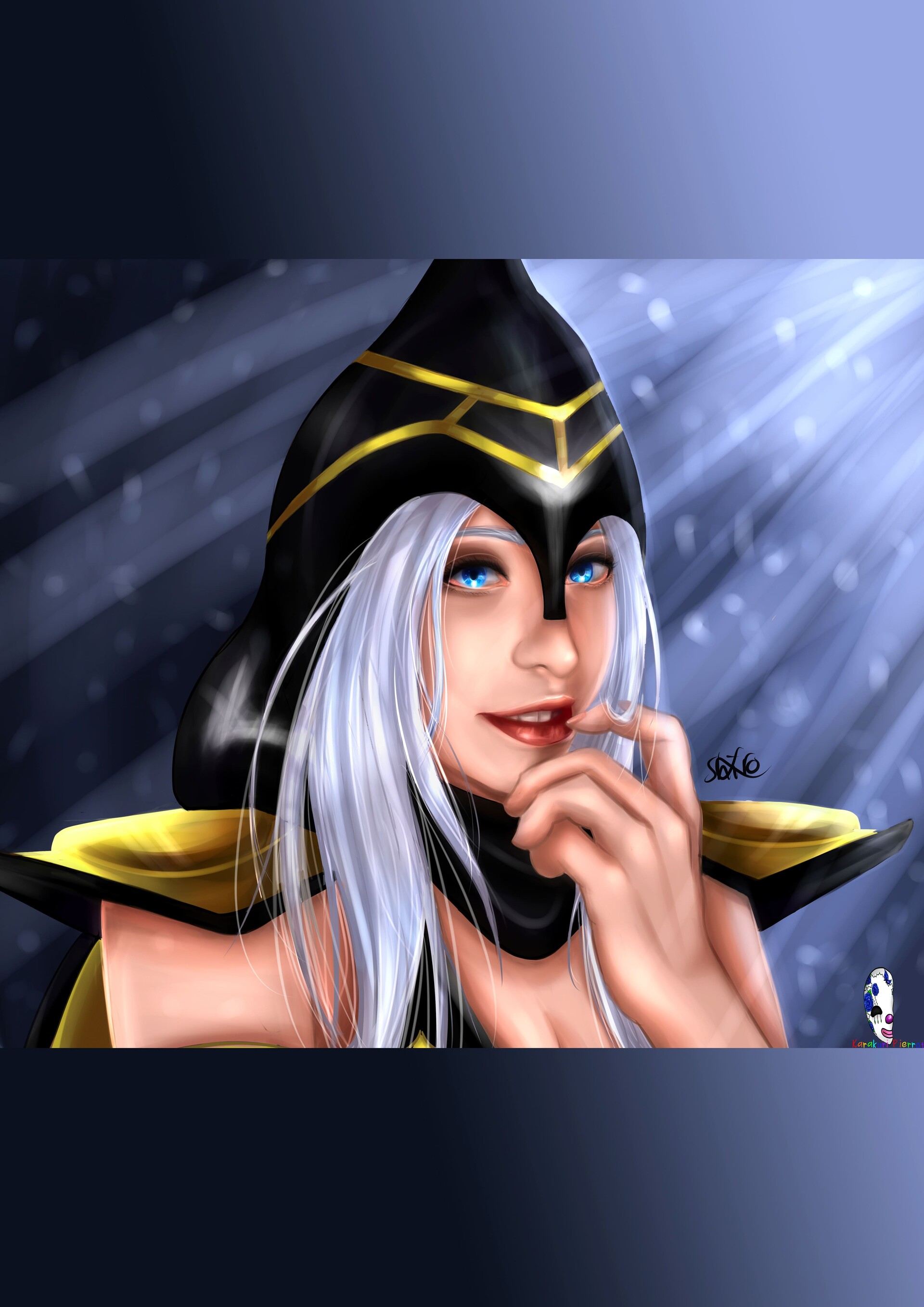 ArtStation - Portrait about me and Ashe