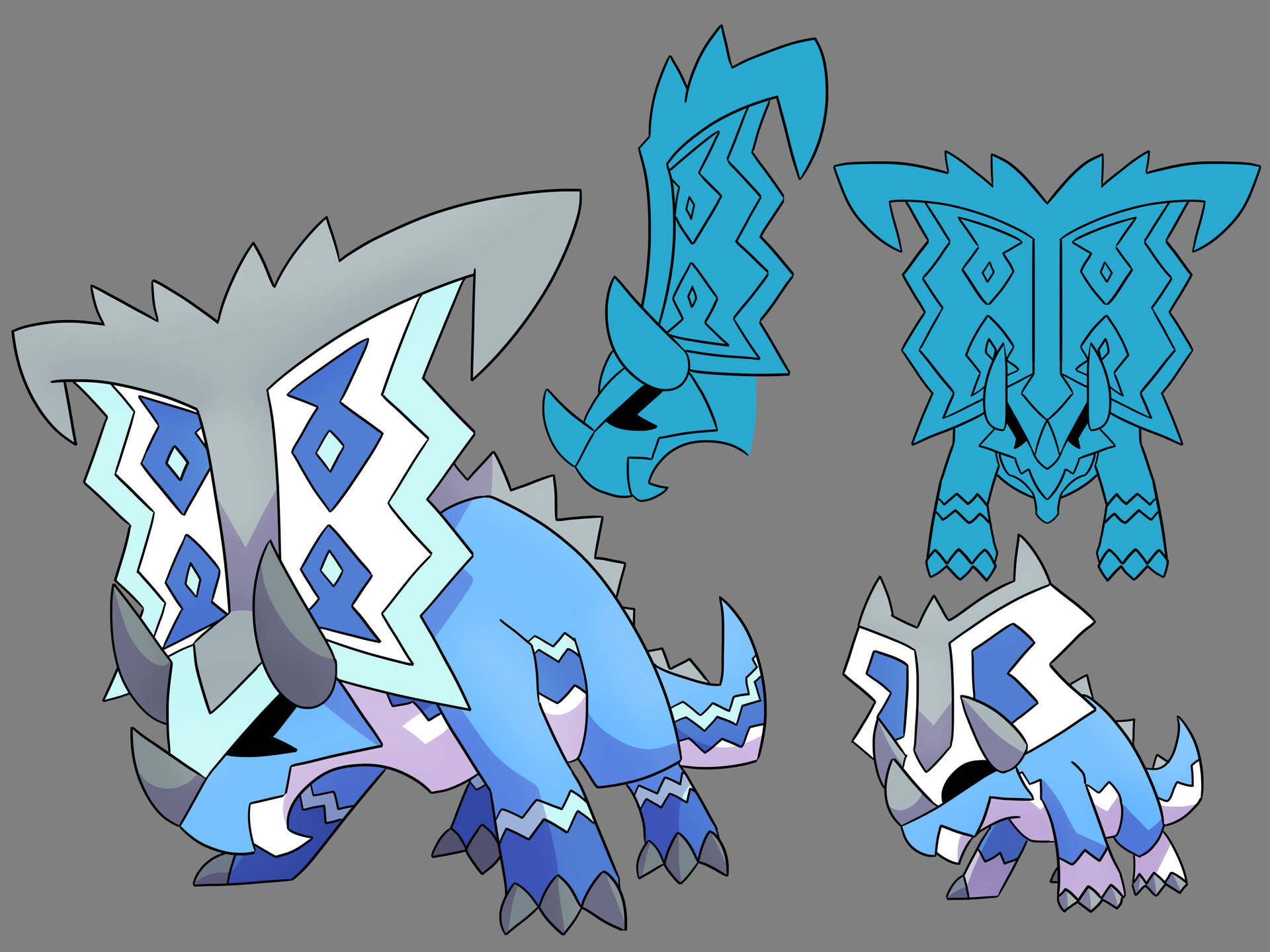 ArtStation - Dinosaur RPG Chasmosaurus