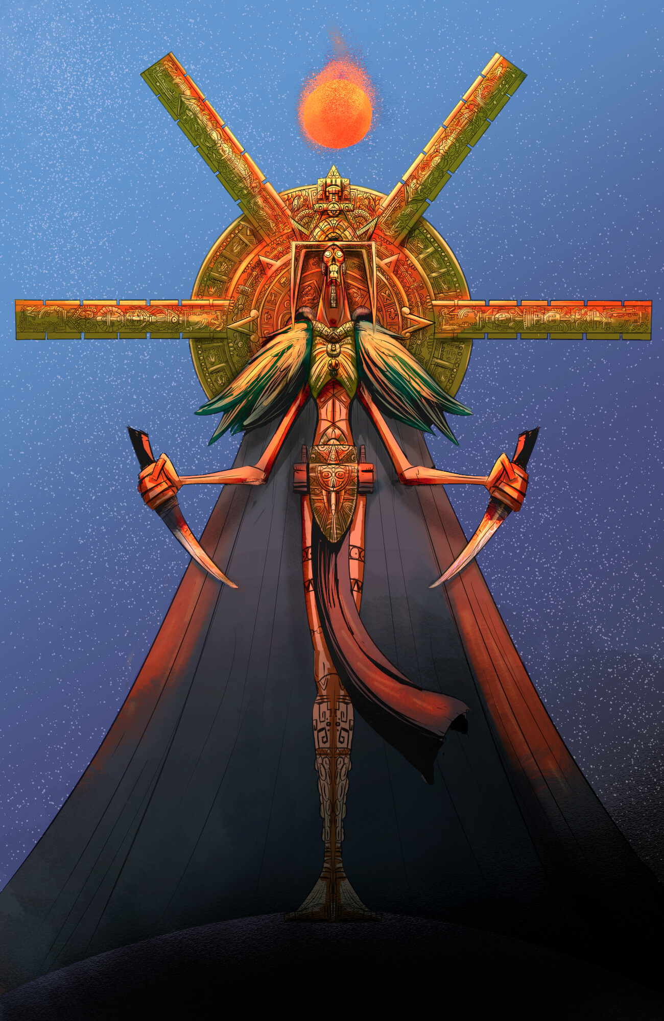 ArtStation - The Last Aztec King
