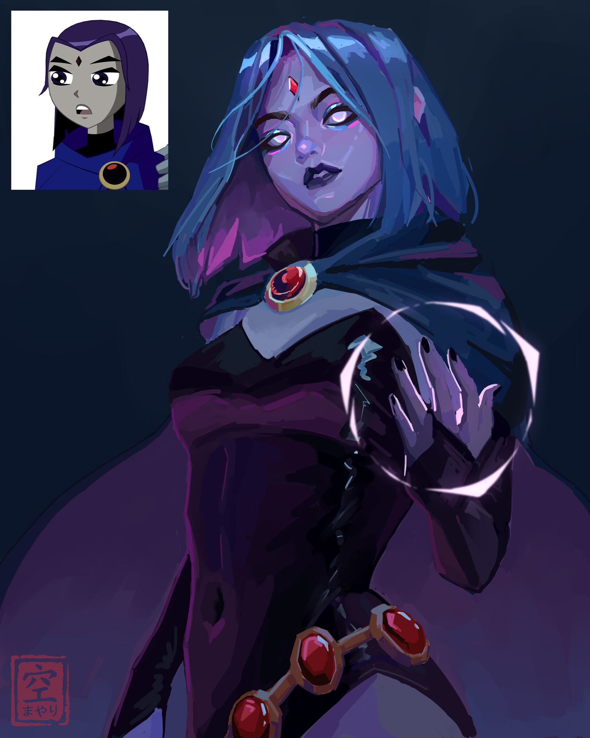 Artstation Dc Comics Teen Titans Raven Fan Art – Coronaforo Artstation Dc Comics Teen Titans Raven Fan Art – Coronaforo