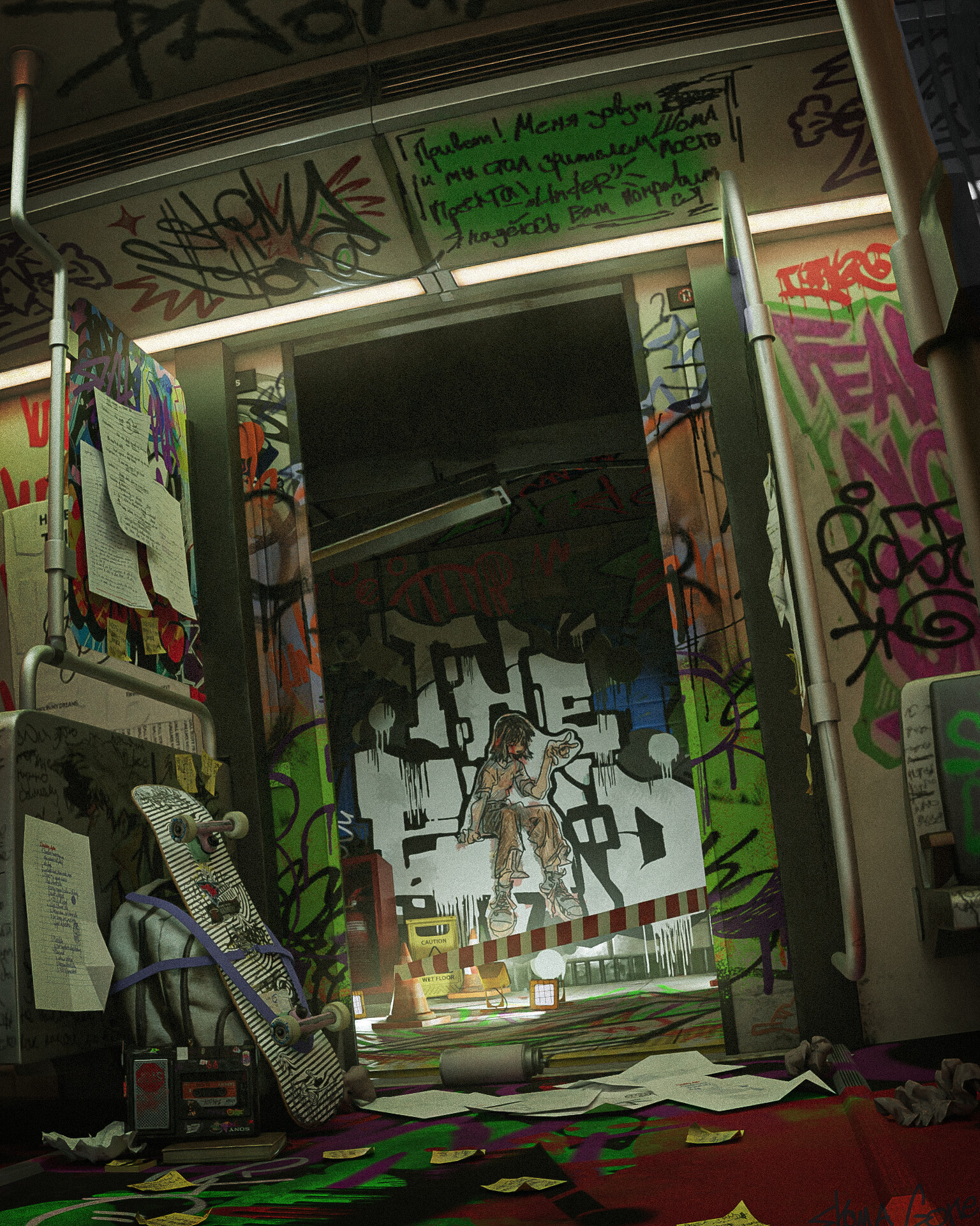 ArtStation - Shoma gone\underground subway