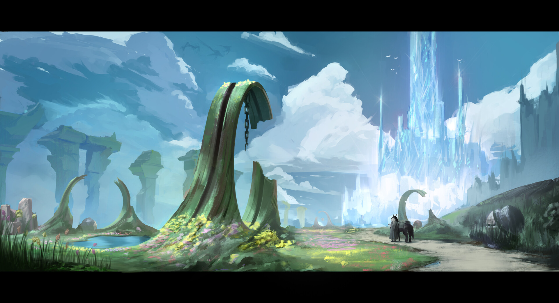 ArtStation - Ancient Crystal Castle