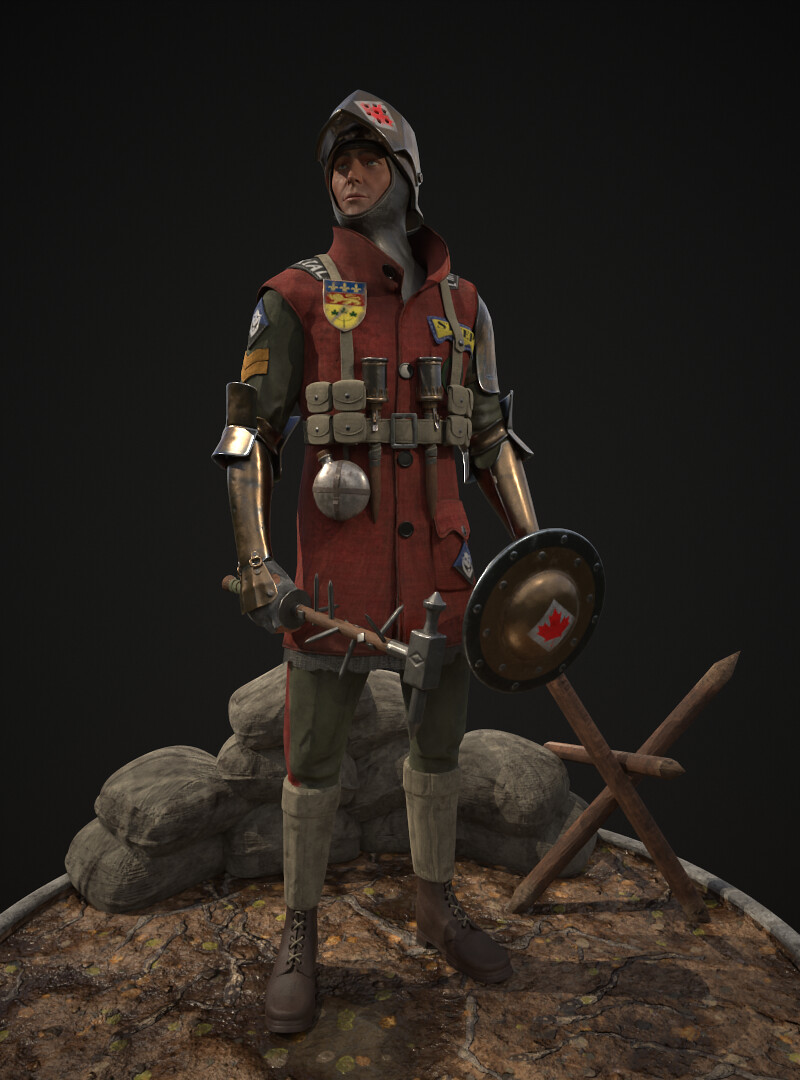 ArtStation - Canadian Trench Raider