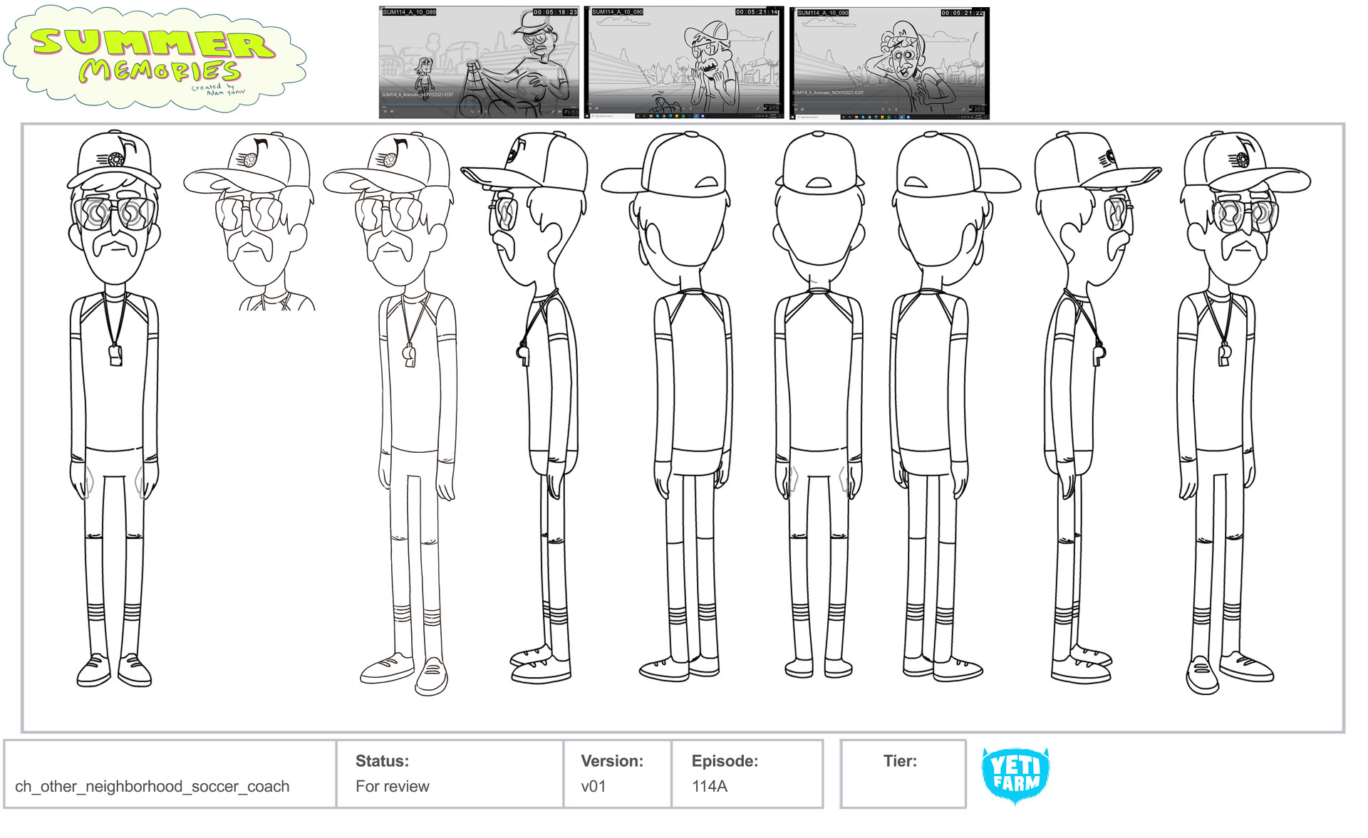 Matt Mozgiel - Freelance Character Rotations from the tv series Summer ...