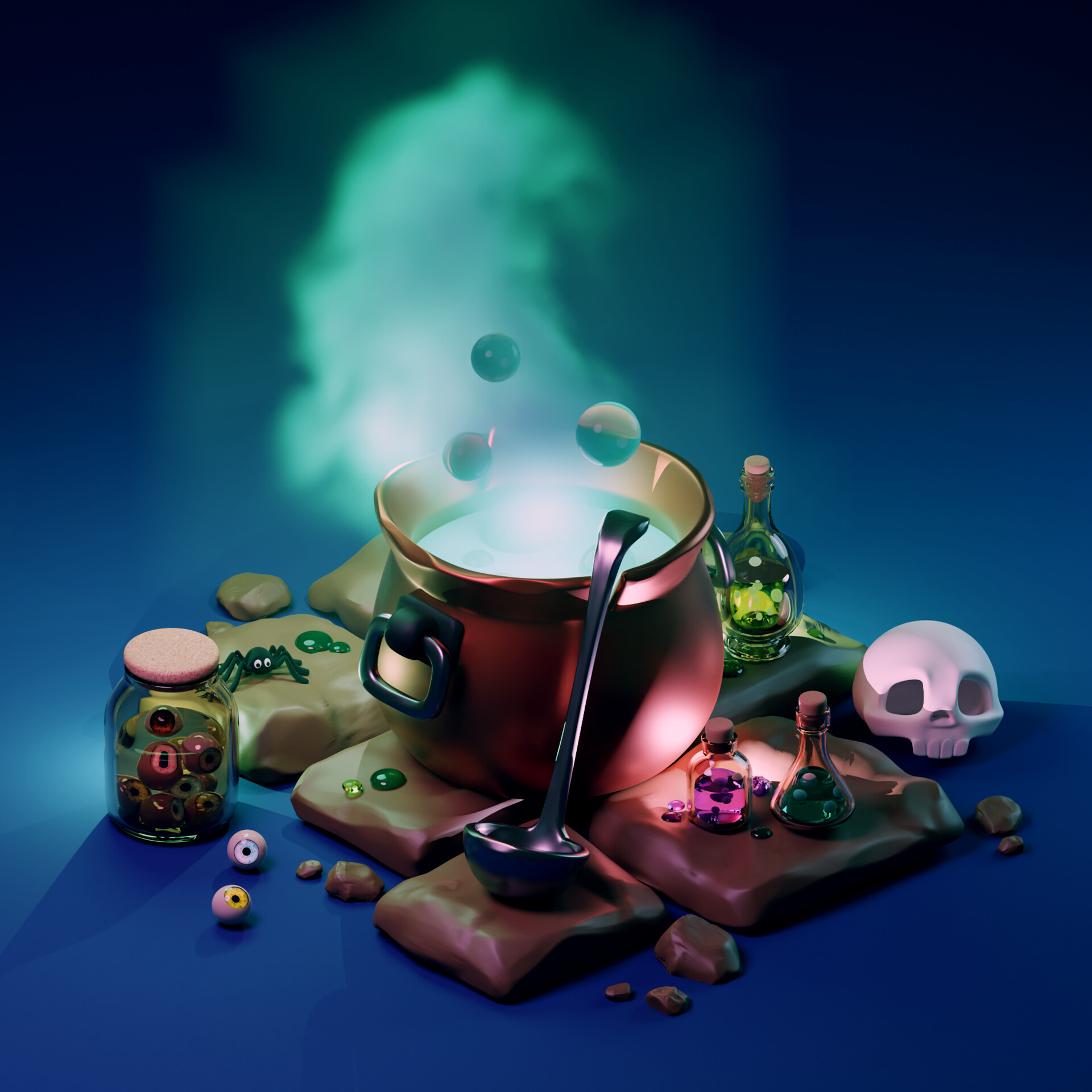ArtStation - Smoky cauldron