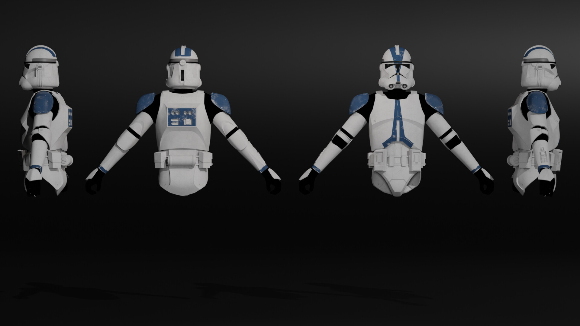 alex haddock - Phase 2 clone trooper armour