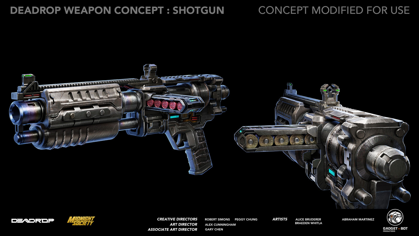 Gadget Bot Productions Deadrop Shotgun