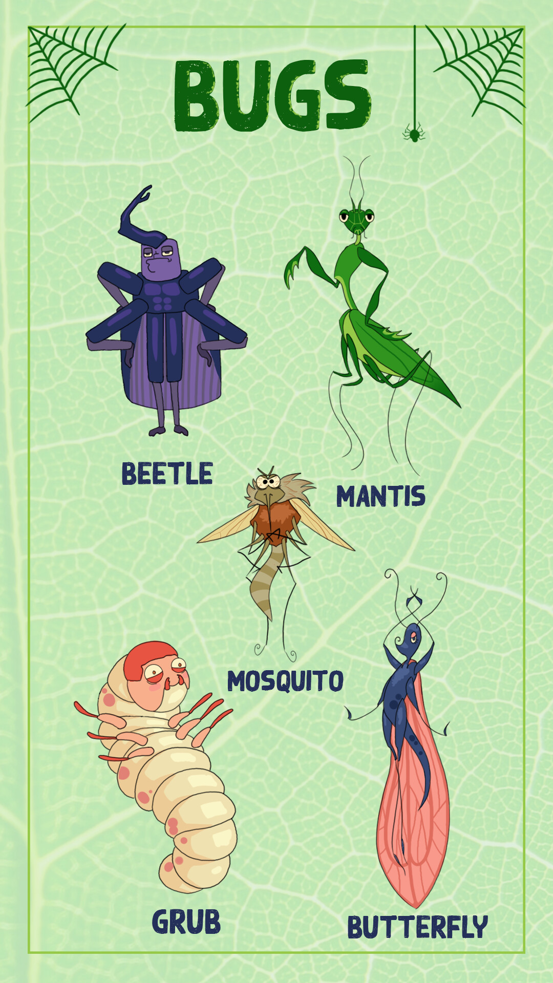 ArtStation - Bug Character Designs