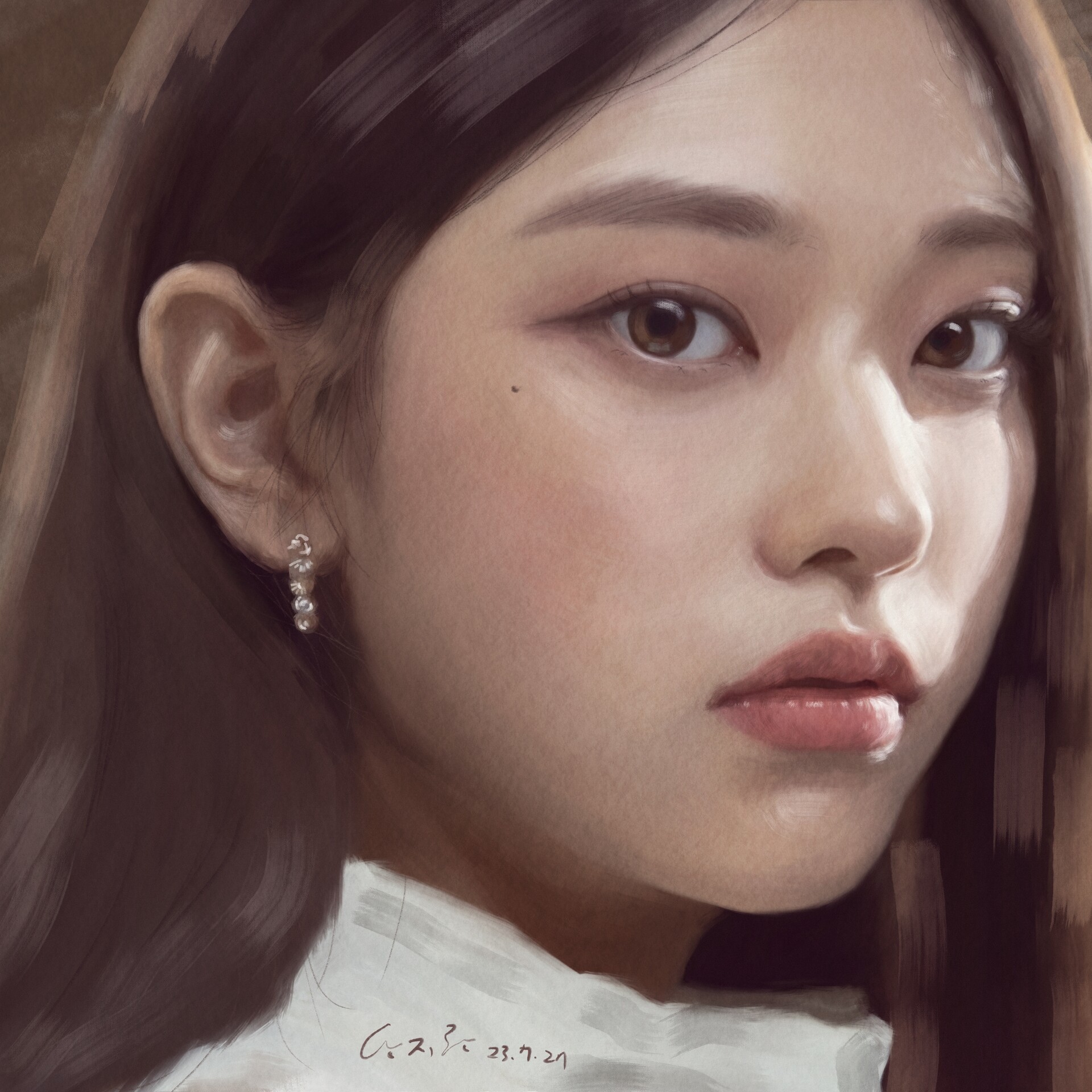 ArtStation - NewJeans HAERIN 뉴진스 해린