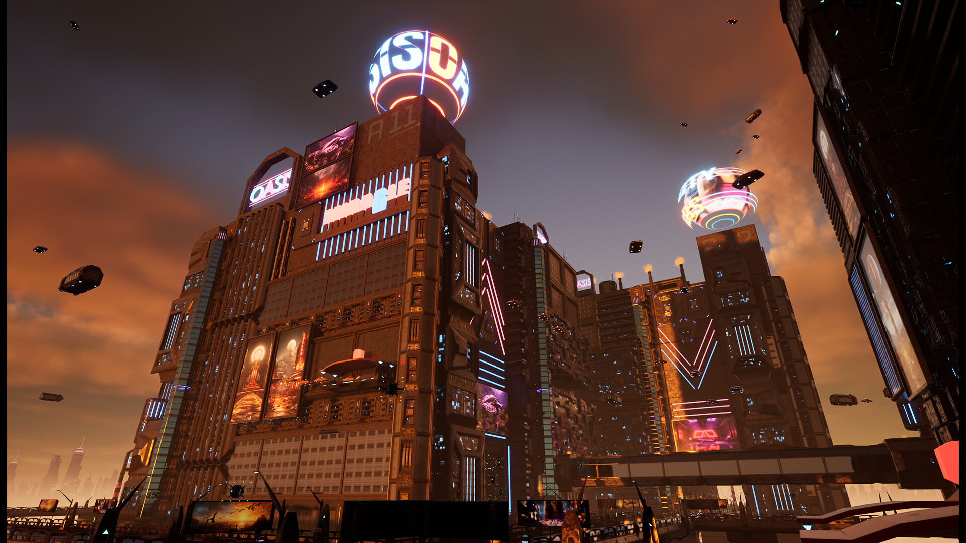 ArtStation - Cyberpunk Sky City