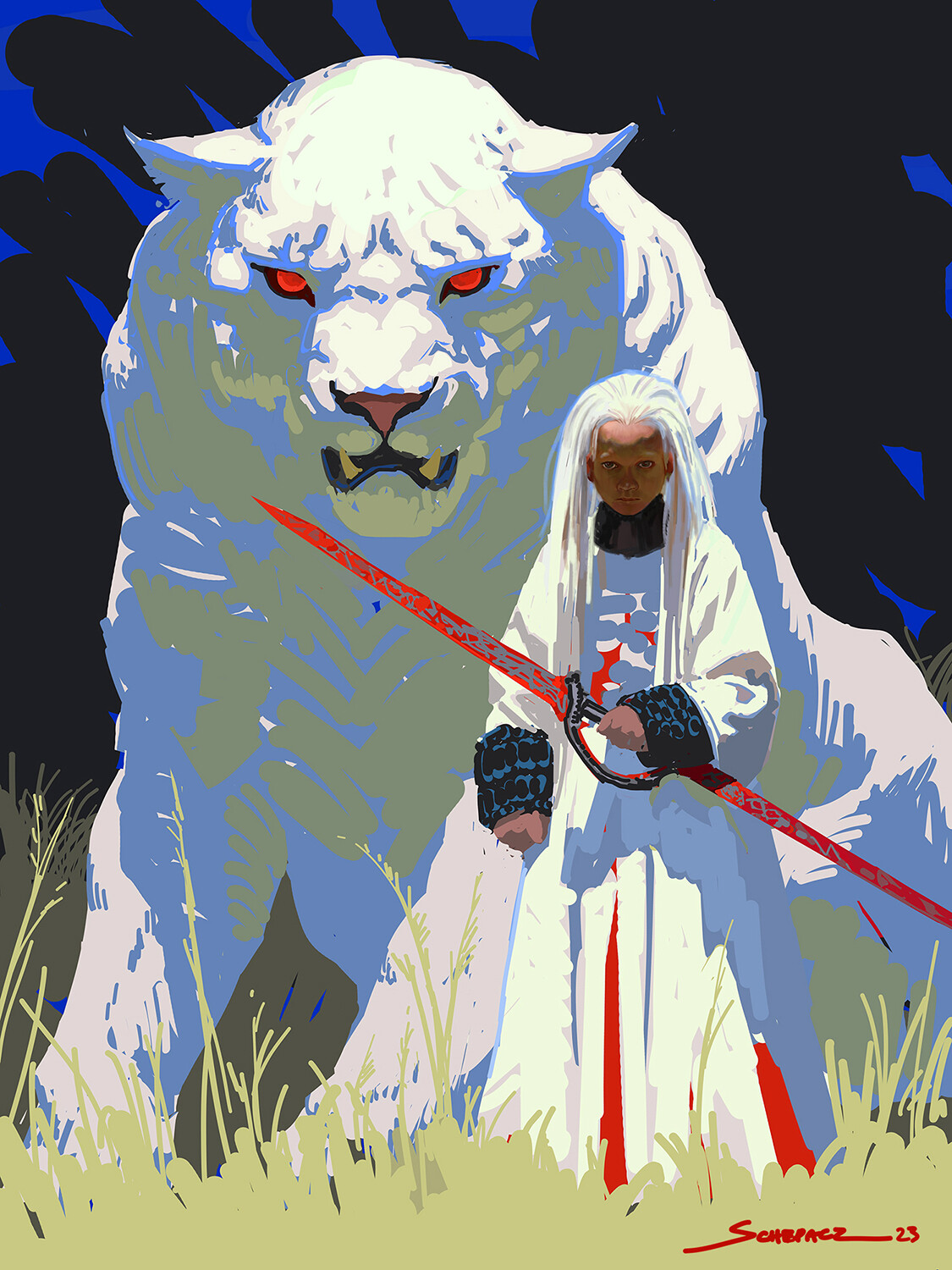 ArtStation - Big Cat Round Brush