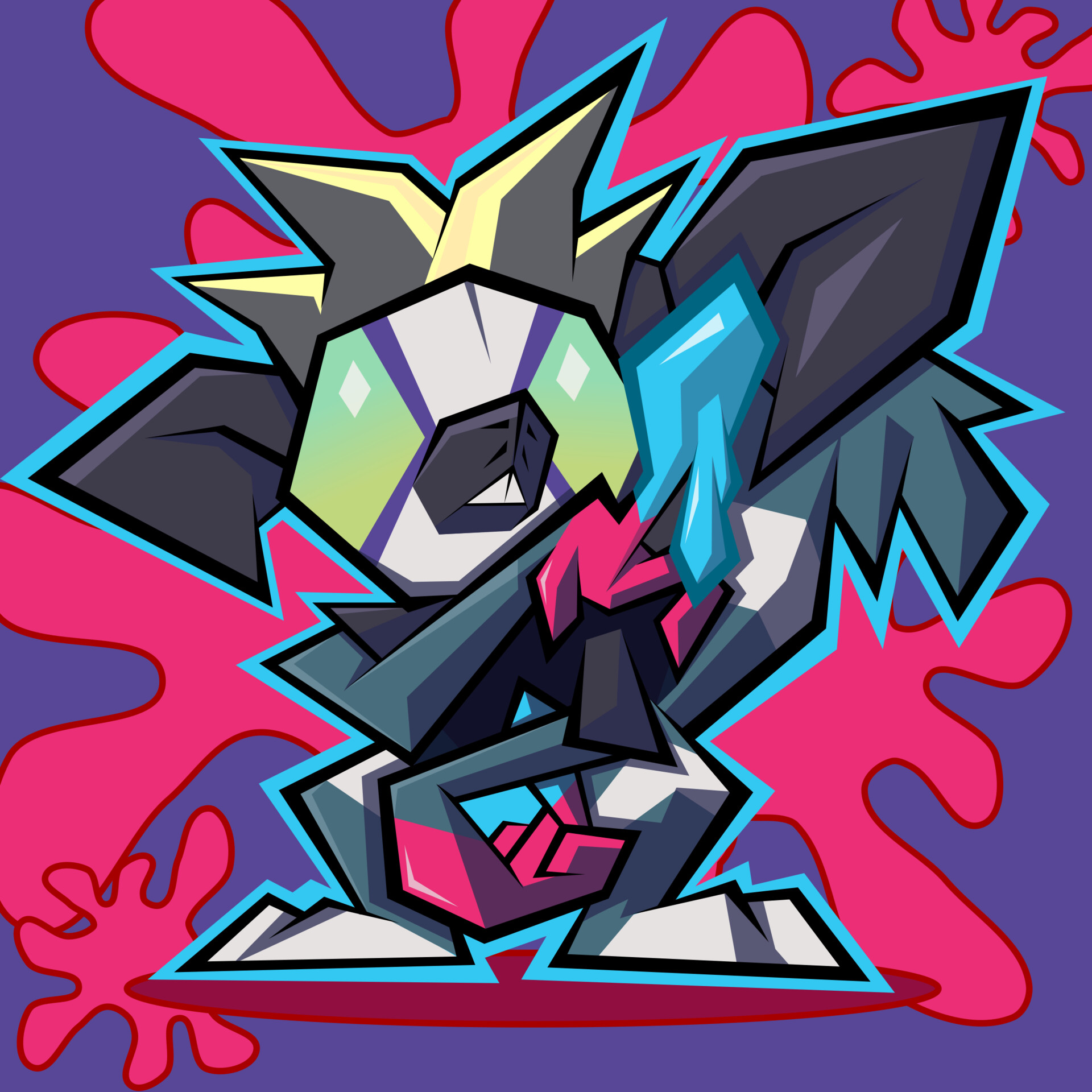 how to draw jaden in graffiti