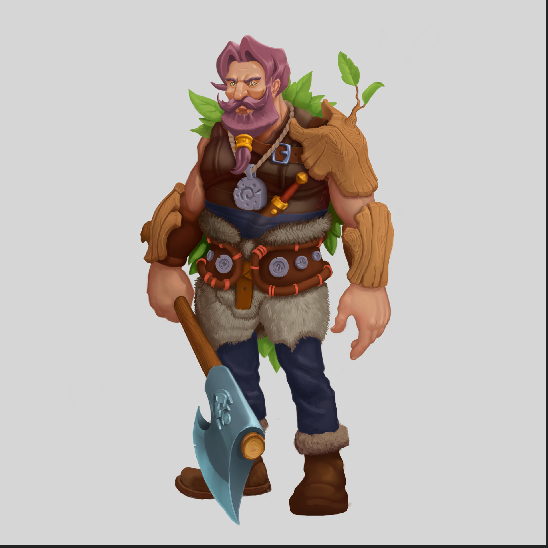 ArtStation - Nature Warrior