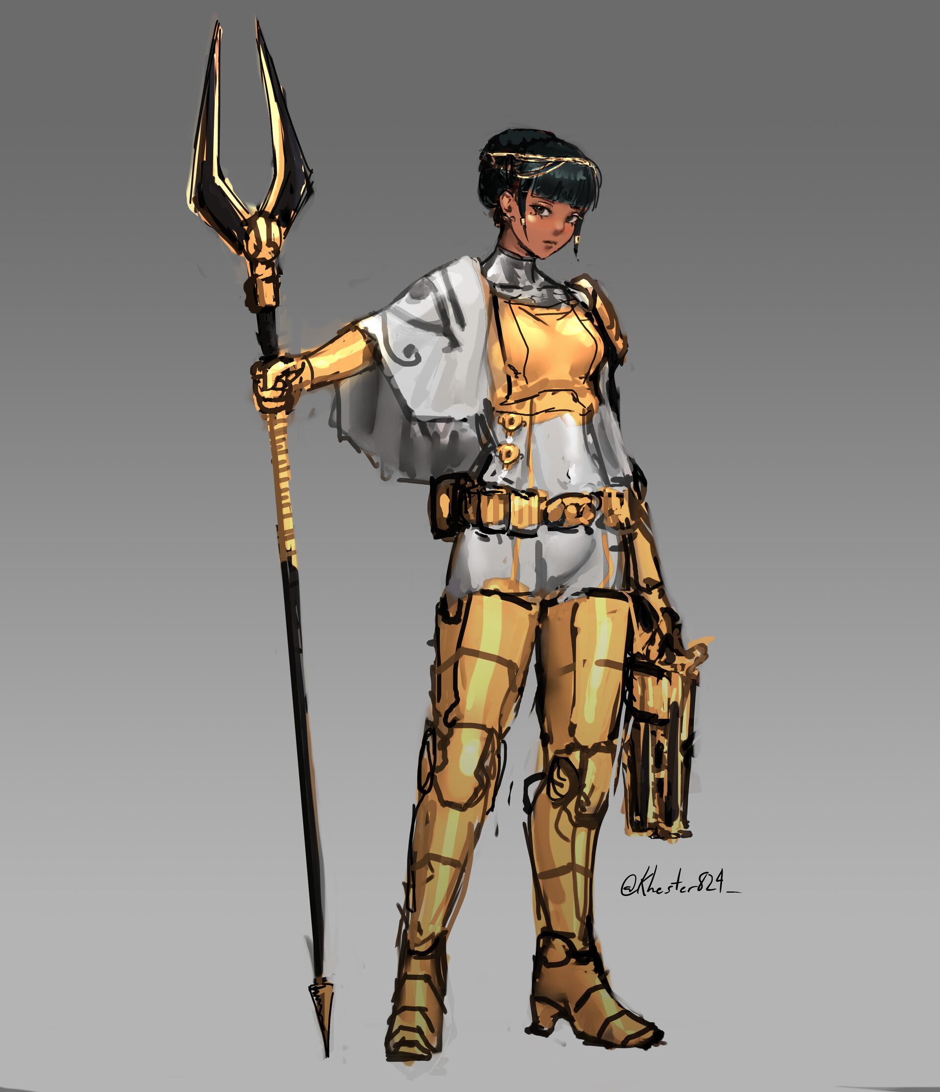 ArtStation - Scifi Ancient Egyptian Guard