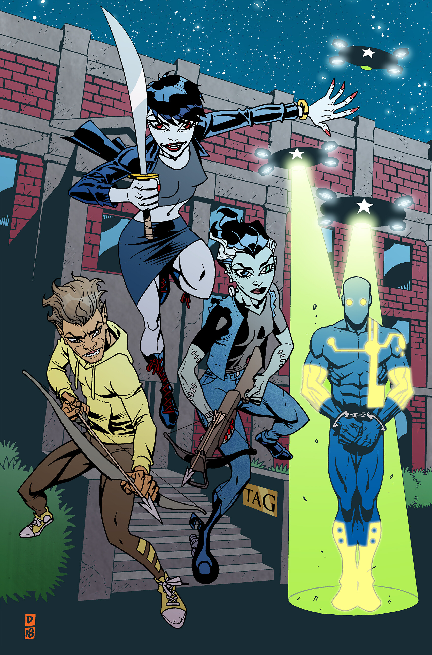 ArtStation - Monster Teens Cover