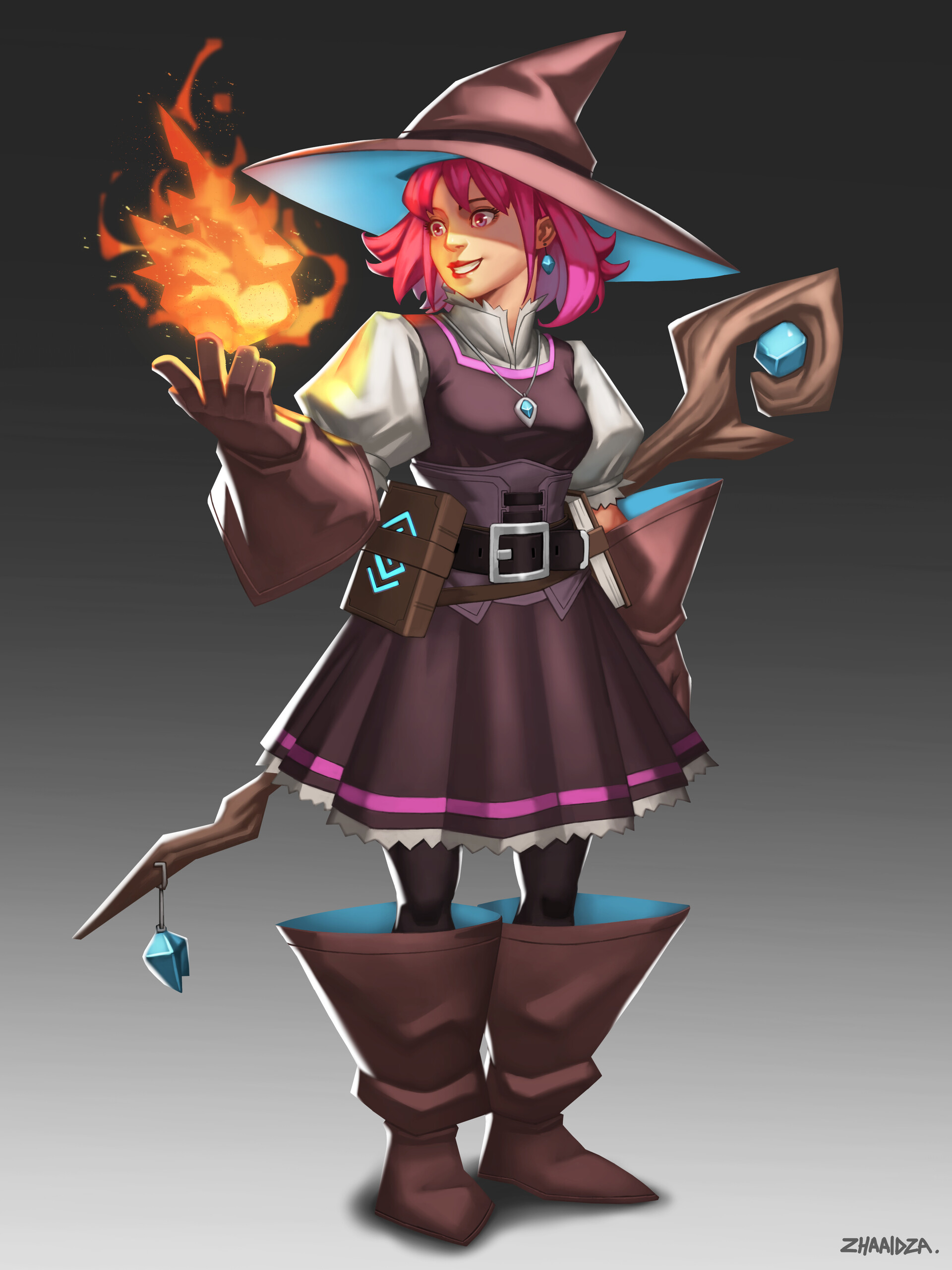 ArtStation - Mage (girl)