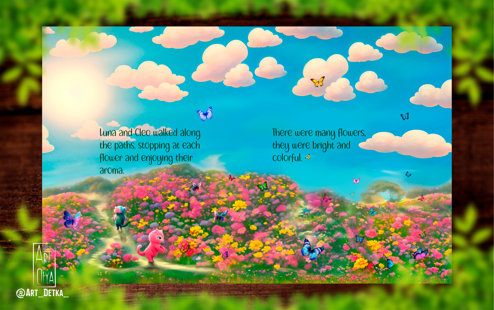 Olia💙💛Art_Detka_ - Children's book "How Luna and Cleo's Good Deed ...