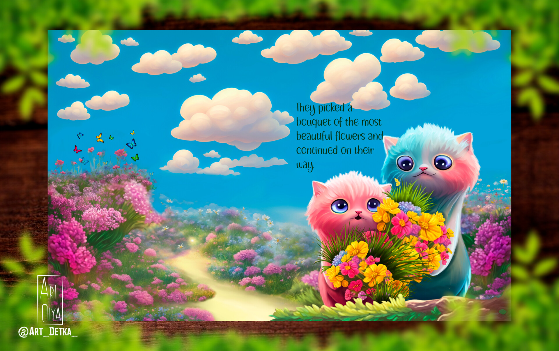 Olia💙💛Art_Detka_ - Children's book "How Luna and Cleo's Good Deed ...