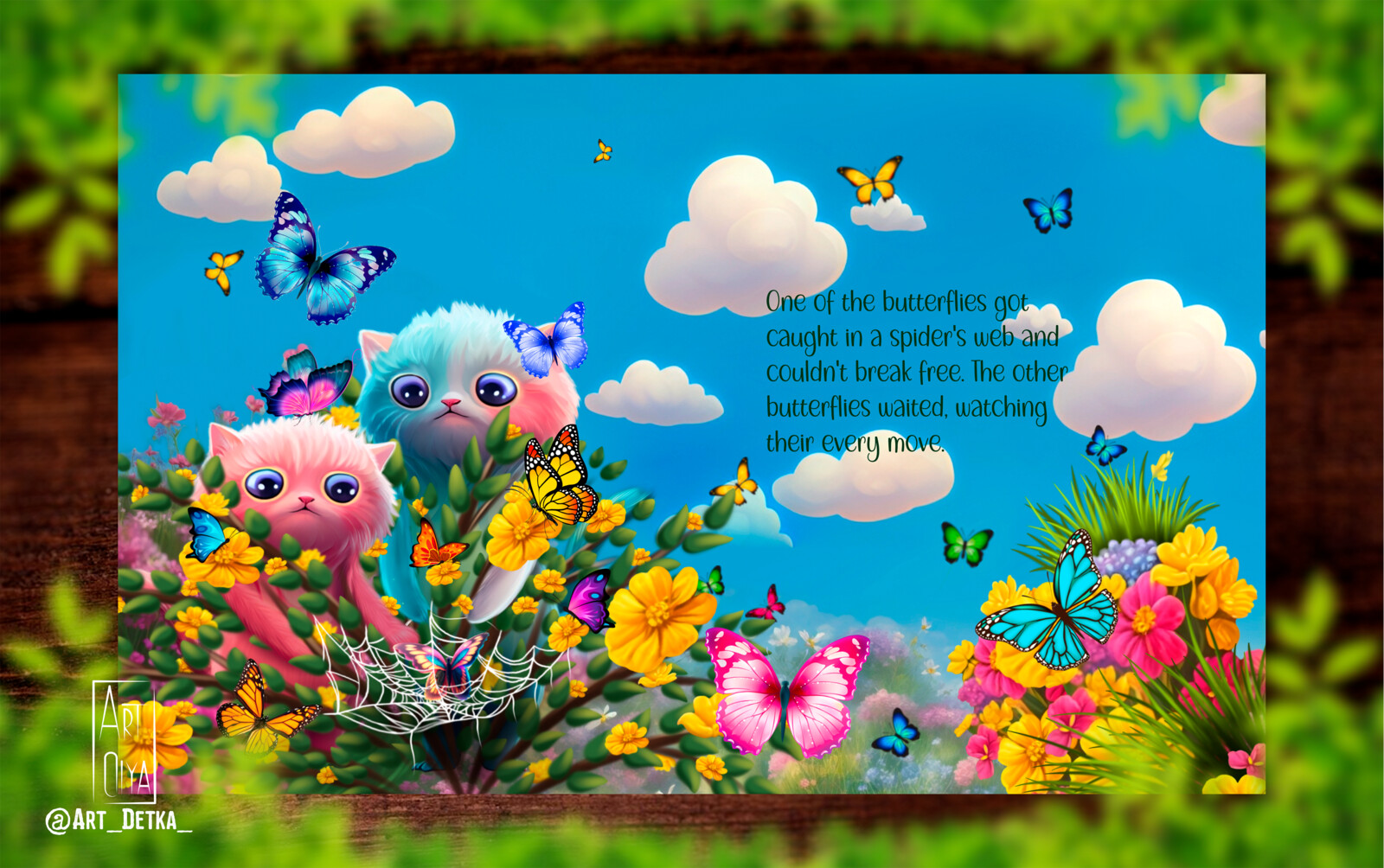 Olia💙💛Art_Detka_ - Children's book "How Luna and Cleo's Good Deed ...