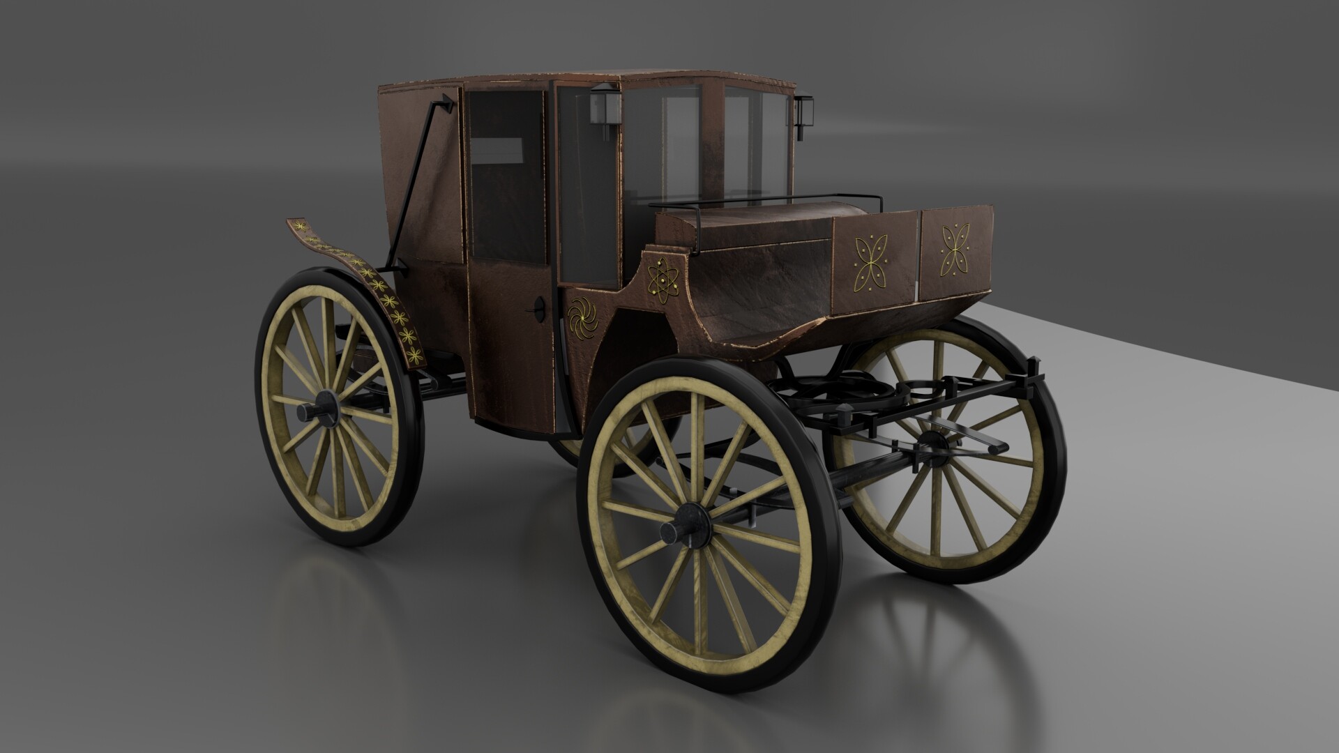 ArtStation - Brougham Carriage