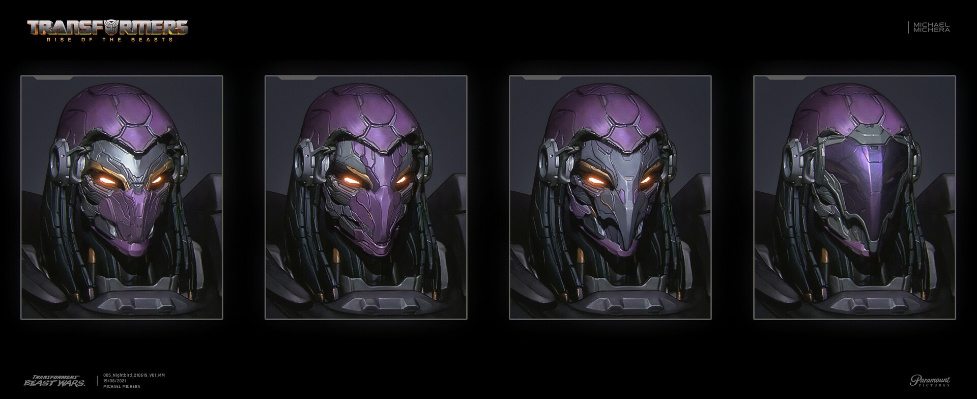 Michael Michera - NIGHTBIRD - "Transformers: Rise Of The Beasts" - Head ...