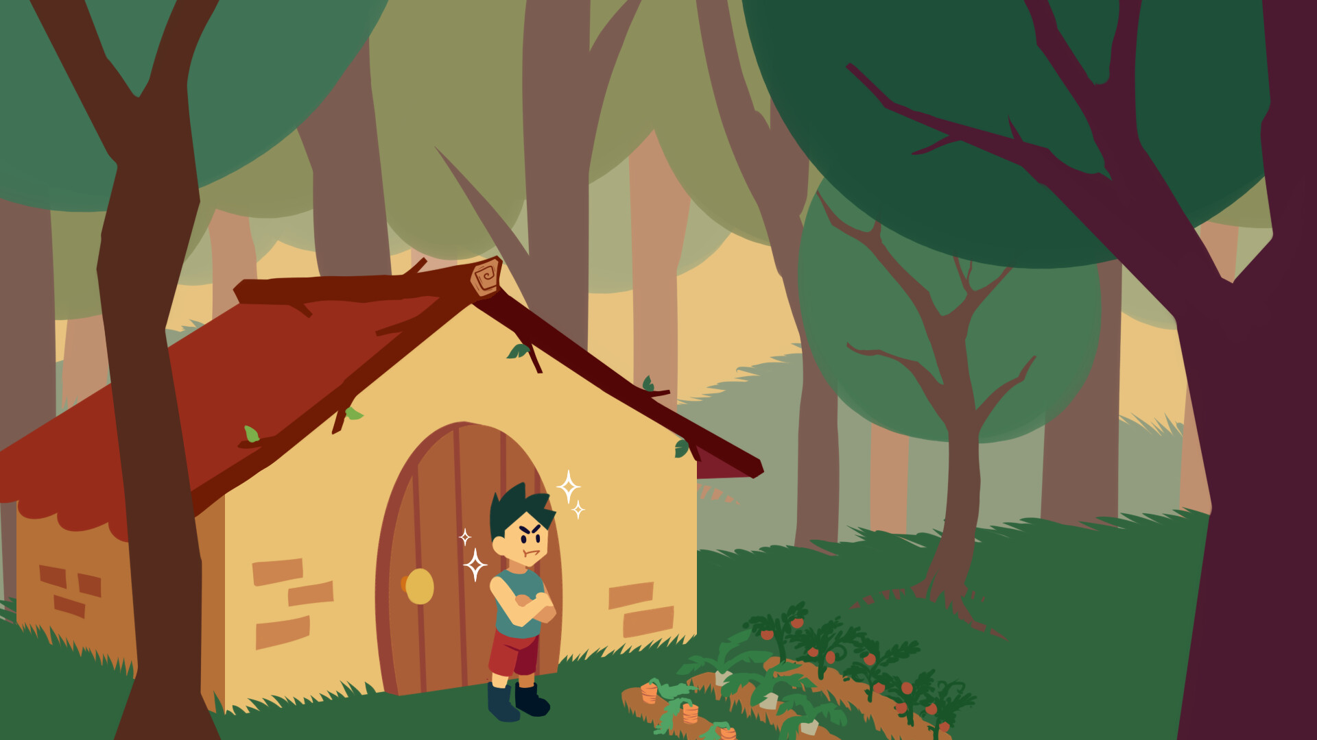 ArtStation - Flat color background art for Improvement Pill