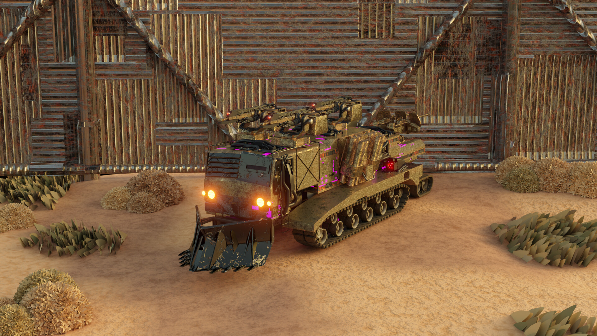 ArtStation - Crossout Ravager Vehicle