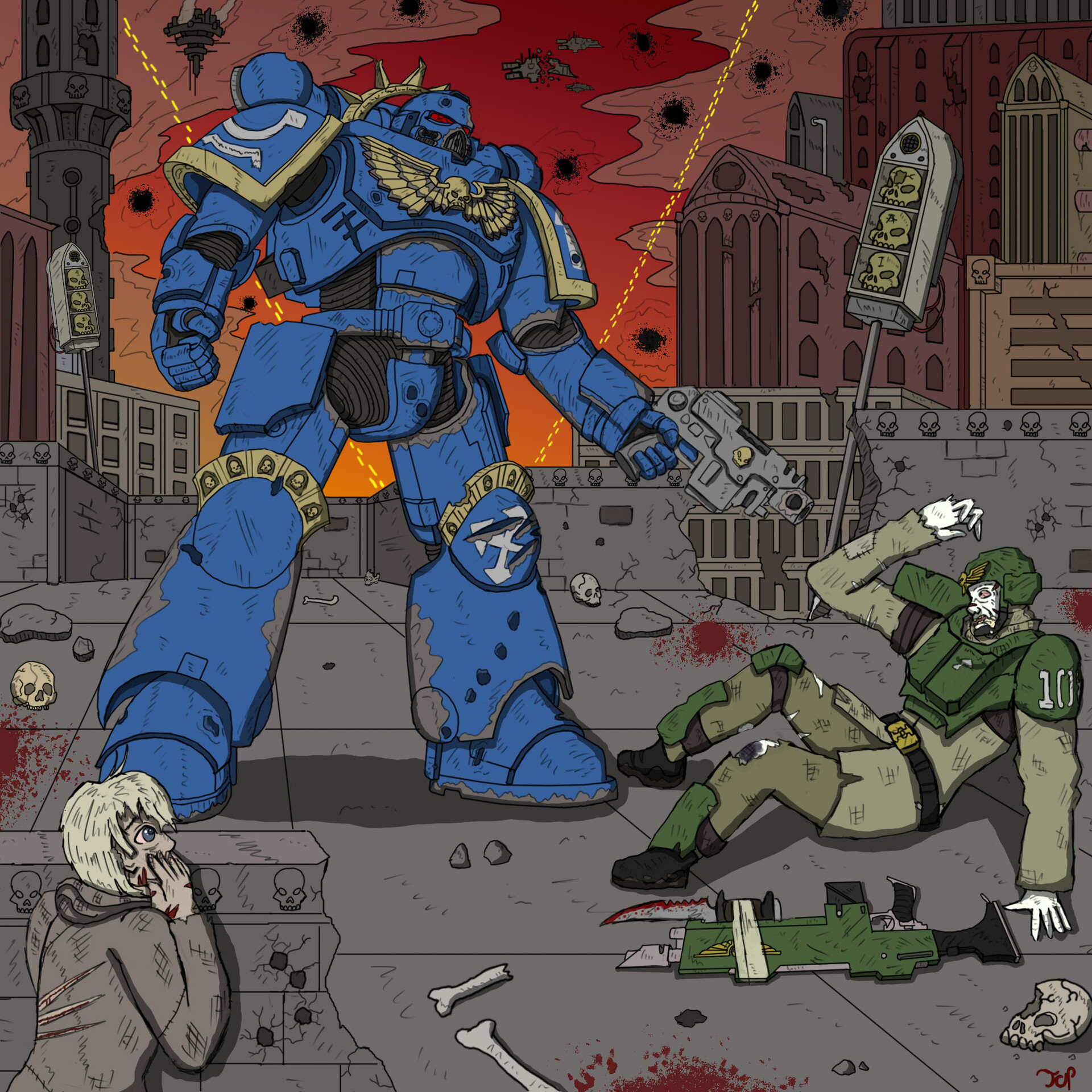 MrPassenger - 40k: Grimbright versus Grimdarkest
