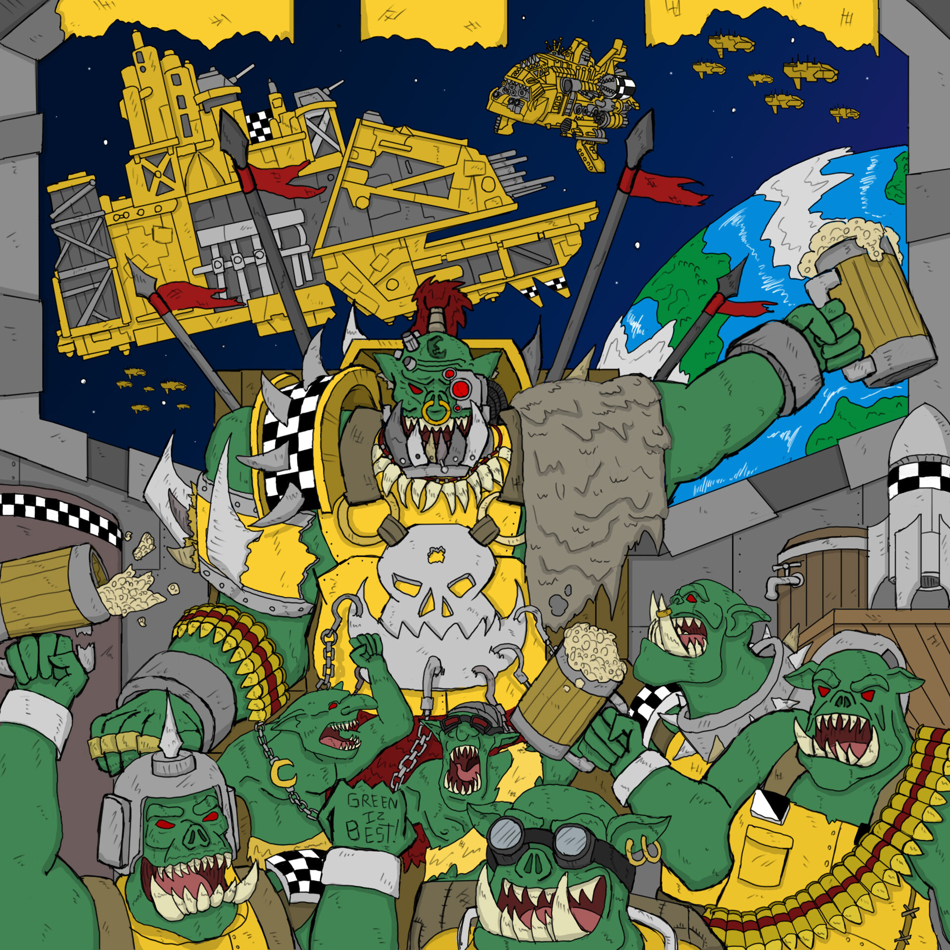 MrPassenger - 40k: Grimbright versus Grimdarkest