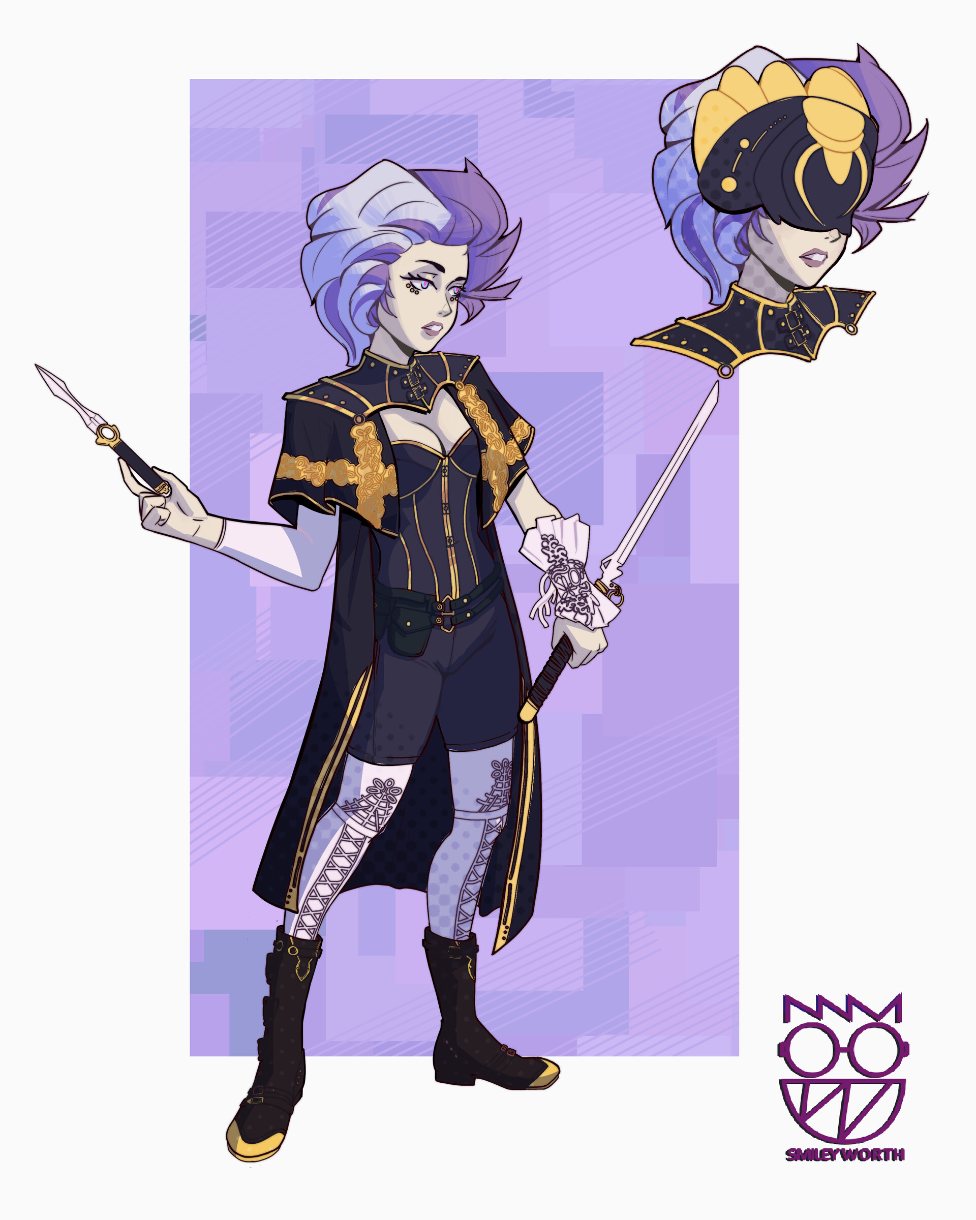 ArtStation - CONCEPT ART - Goth Assassin