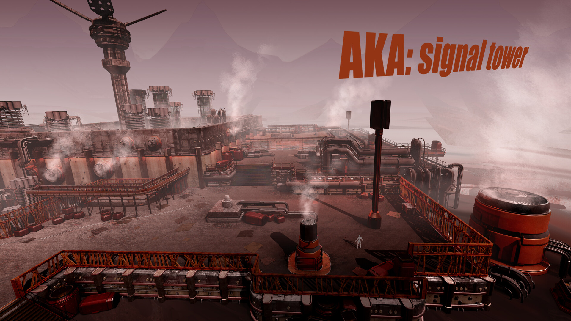 ArtStation - Signal Tower Level Design Procedural Generated