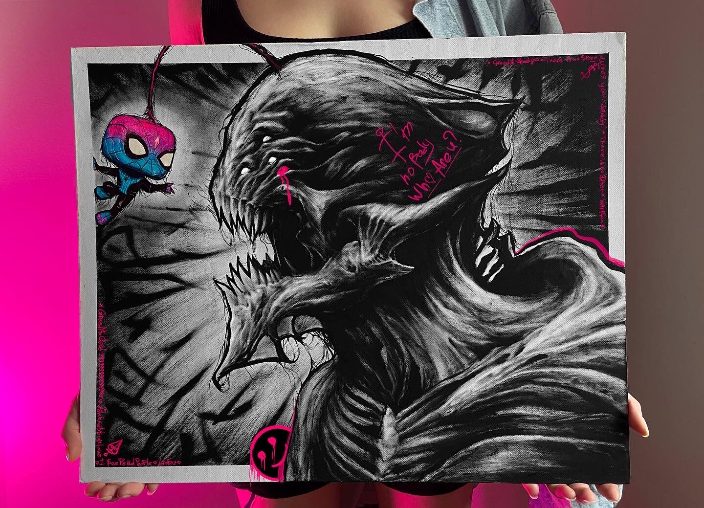 ArtStation - deep sea anglerfish spider man