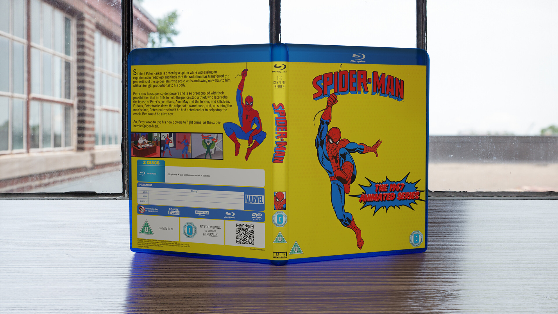 ArtStation - Spider-Man '67 Collection Custom Blu-ray Cover