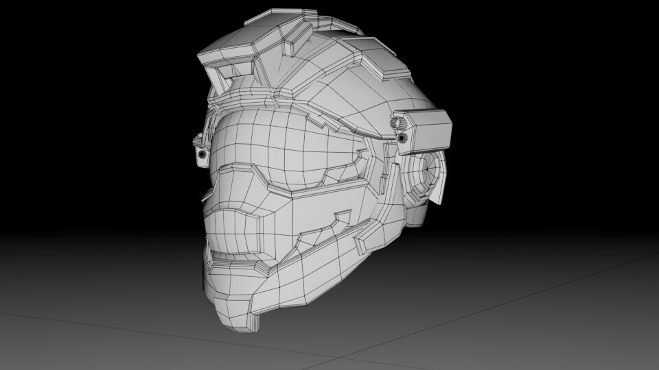 ArtStation - Helmet 3D Model
