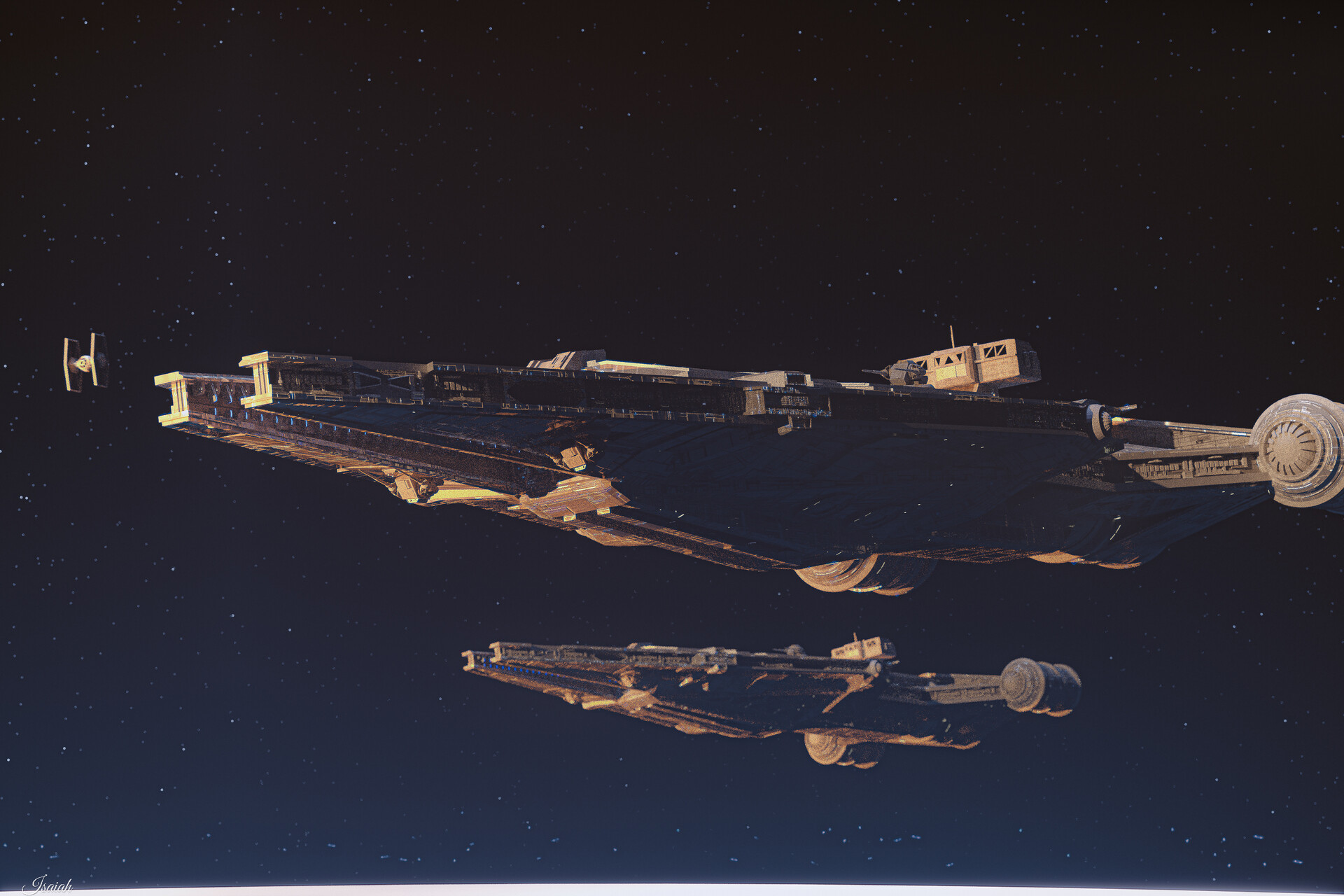 ArtStation - Space Lighting Study 6