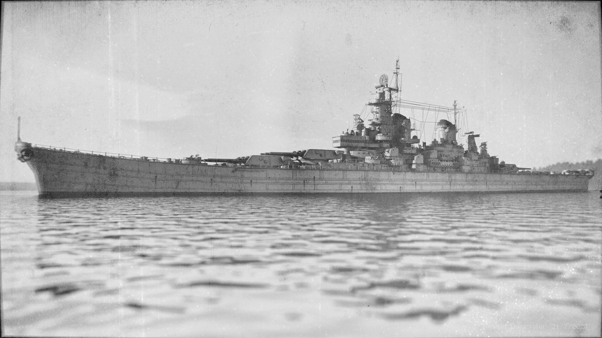 ArtStation - Battleship USS Iowa