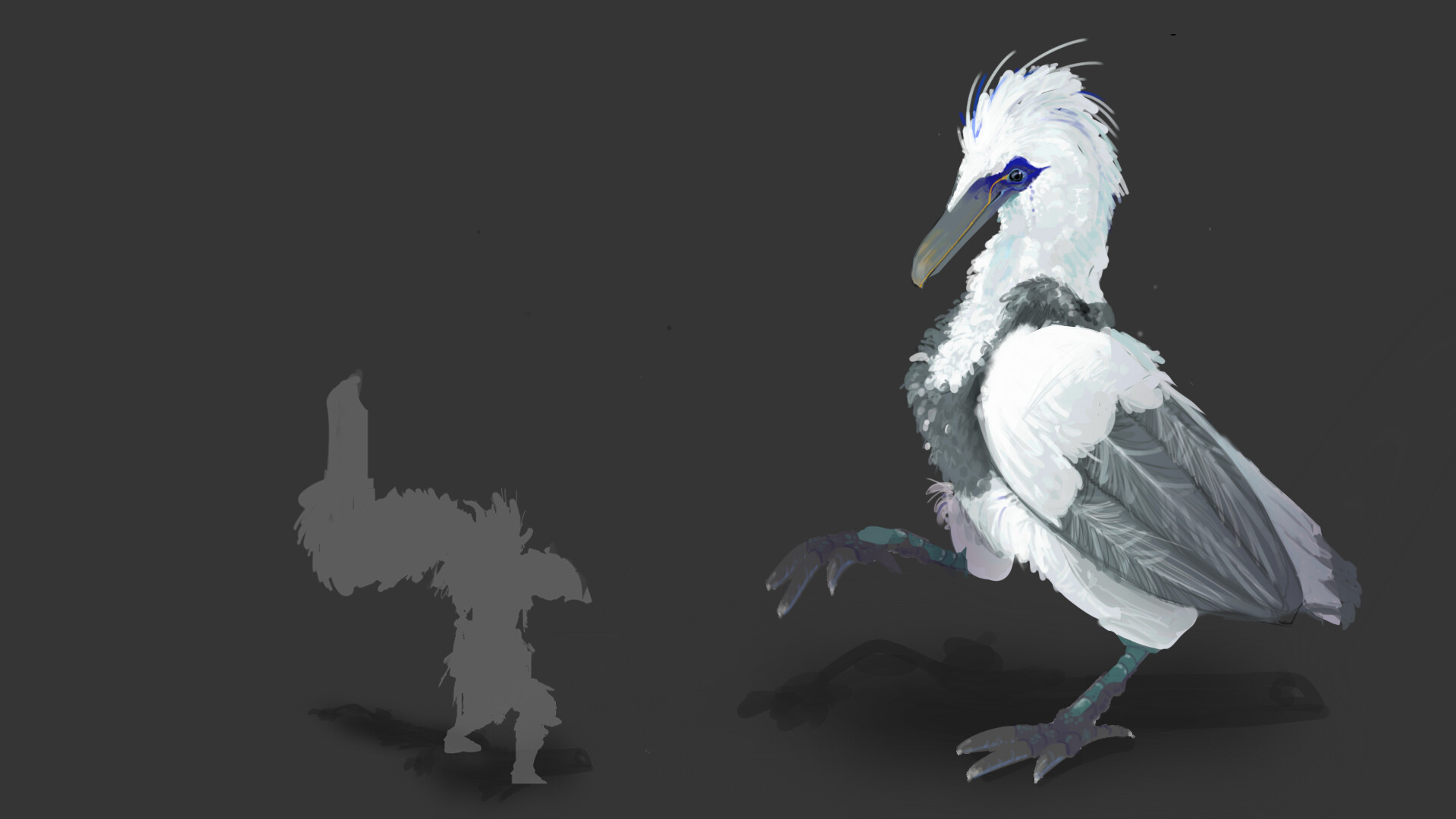 ArtStation - Snow Bird Monster Concept