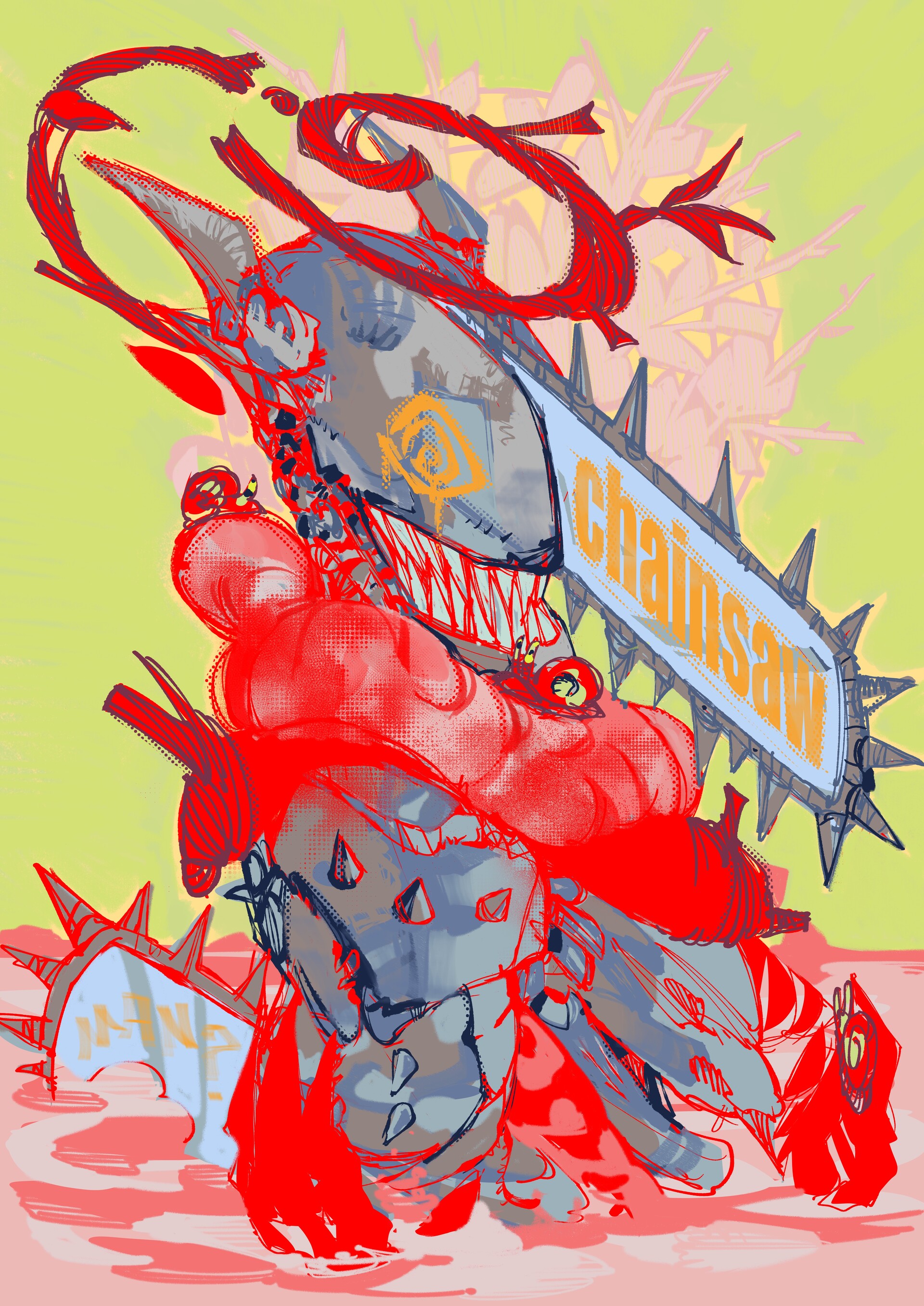 ArtStation - Chainsaw man… maybe¿