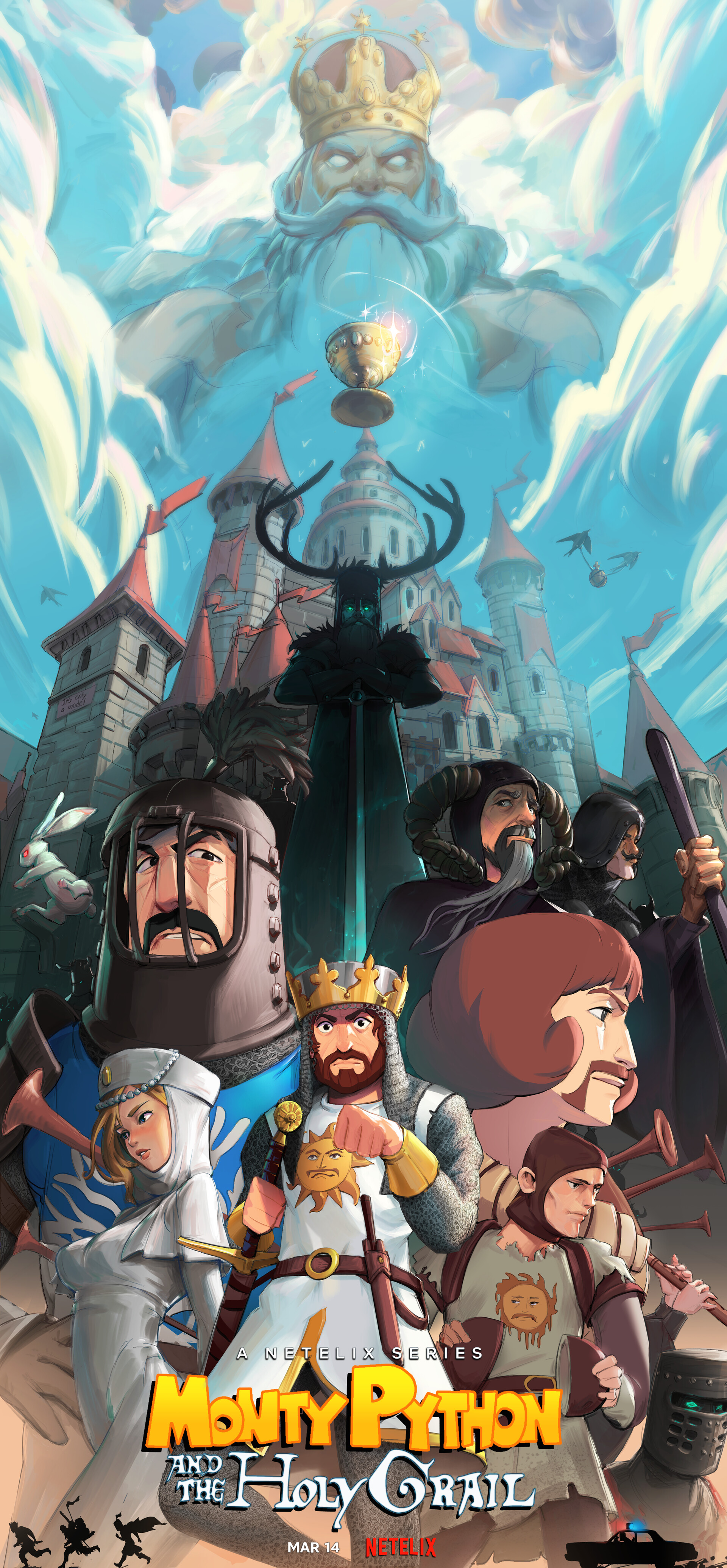 Monty Python Art Holy Grail