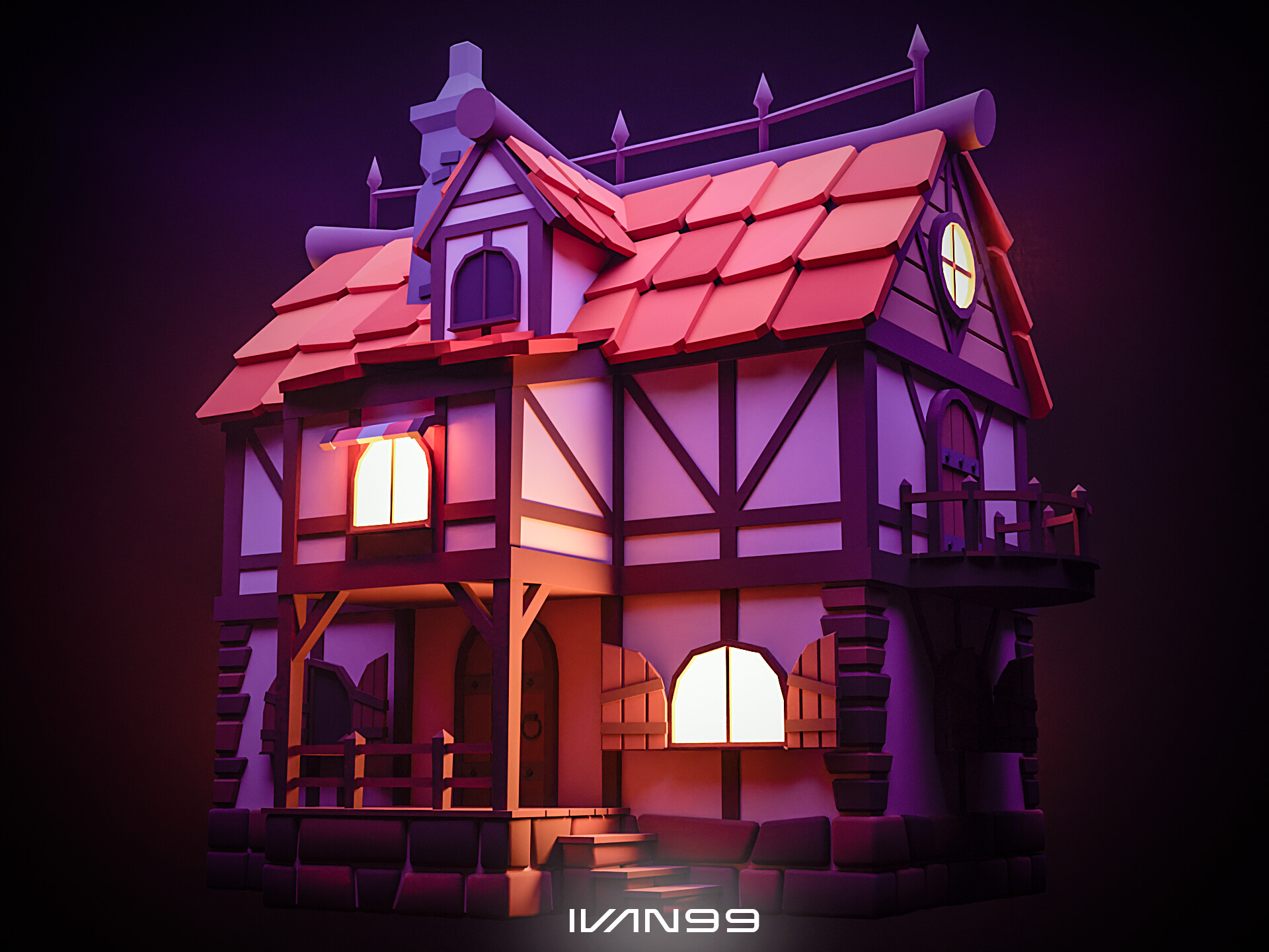 ArtStation - Low-Poly House