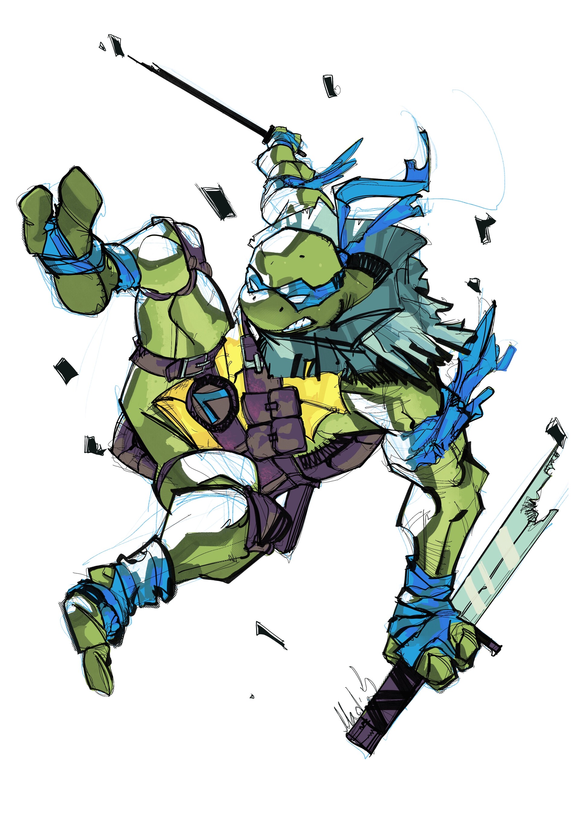 ArtStation - TMNT_Sketches