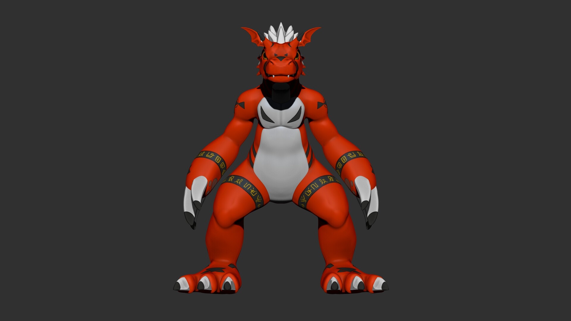 Hayce - Growlmon - 3D model