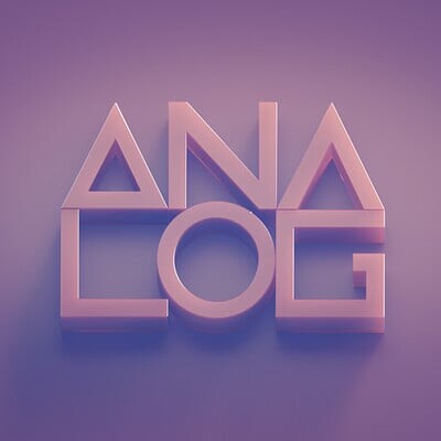 ArtStation - 3d Wordmark Logo
