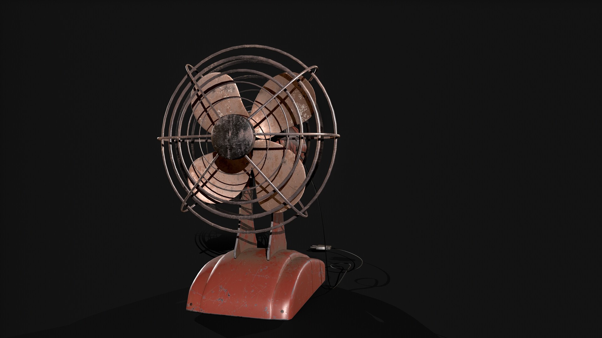 ArtStation - Vintage Table Fan