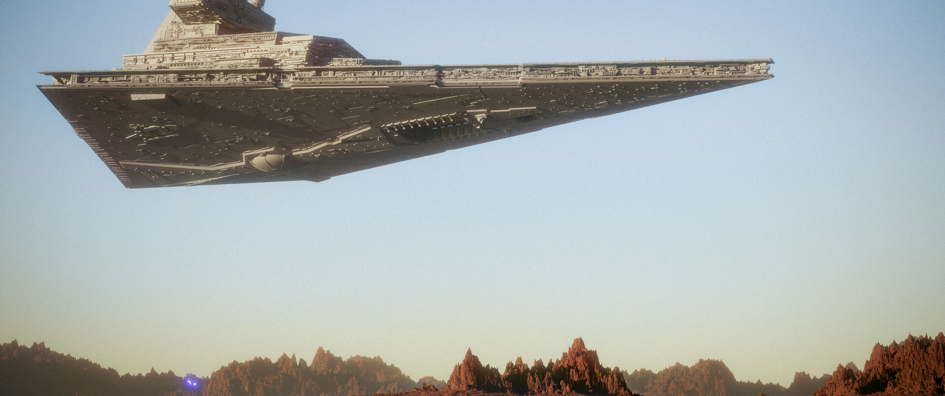 ArtStation - Star Destroyer scene recreation