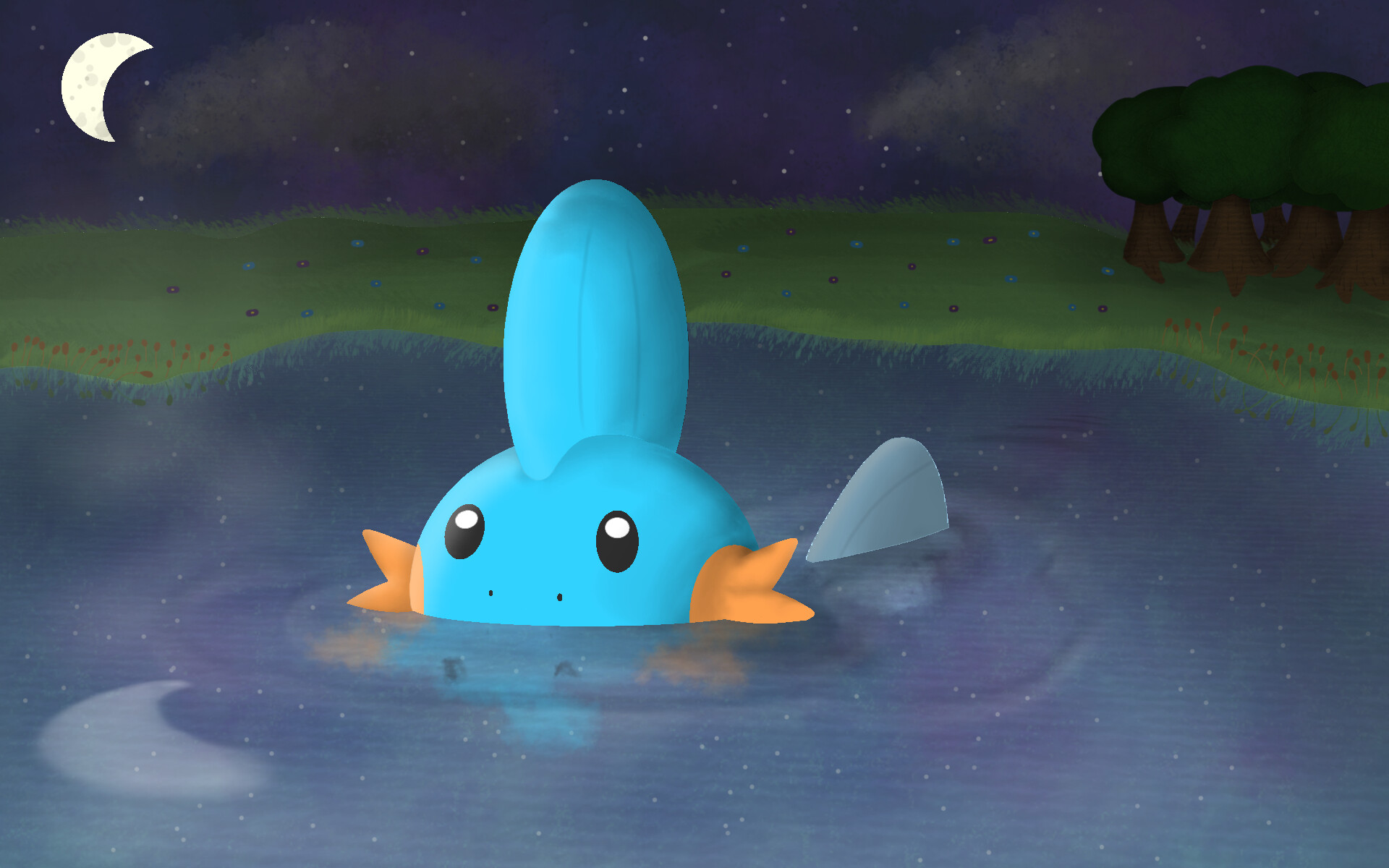 ArtStation - Moonlight Mudkip