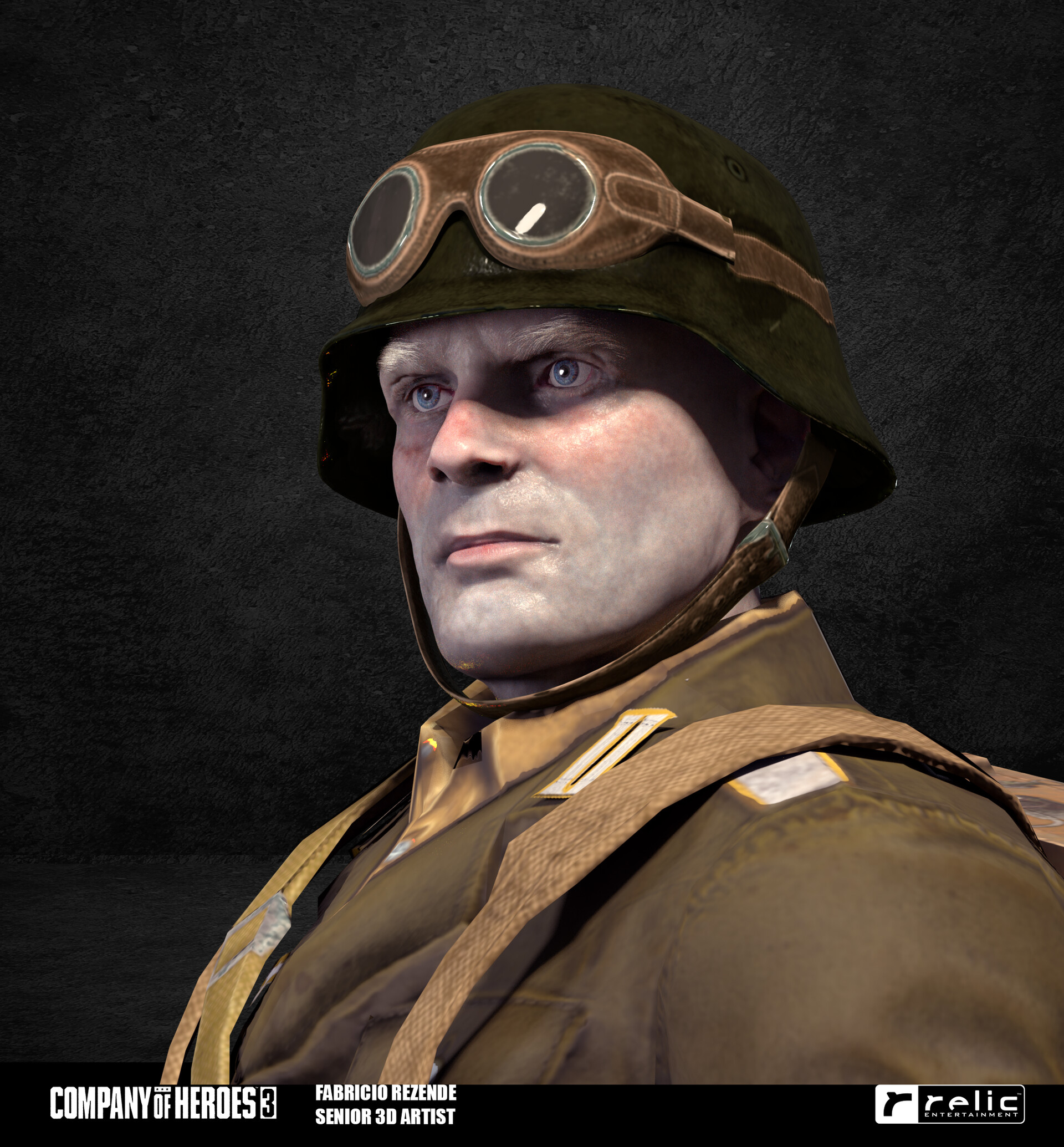 ArtStation - Germany soldiers portraits COH3( first version on Production)