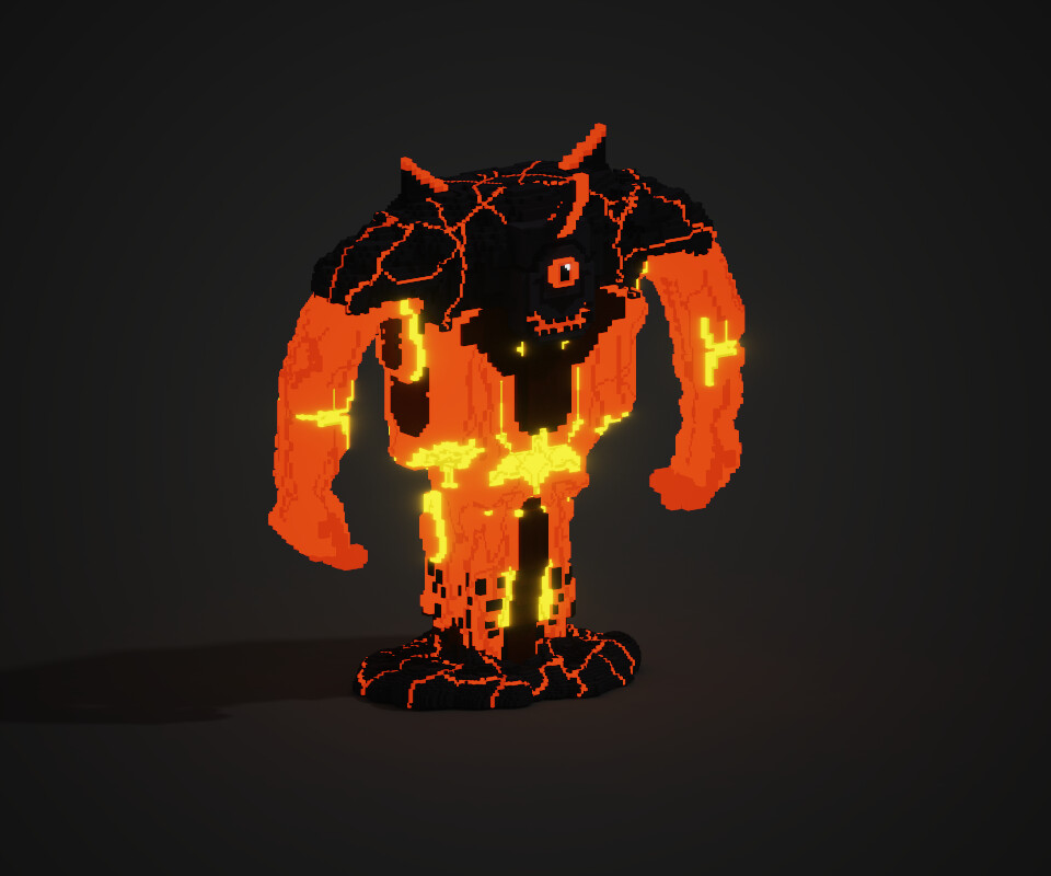 ArtStation - Magma Golem