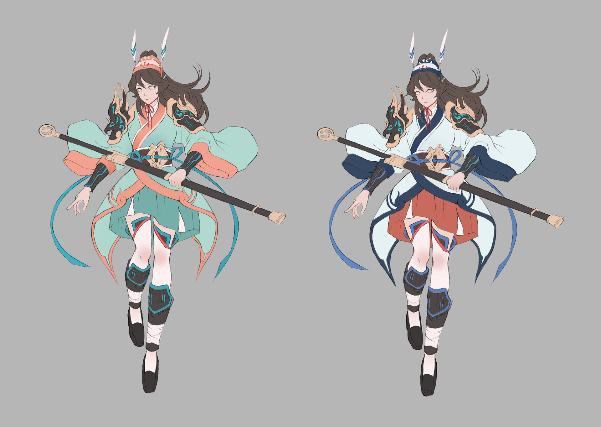 ArtStation - Hanfu character designs